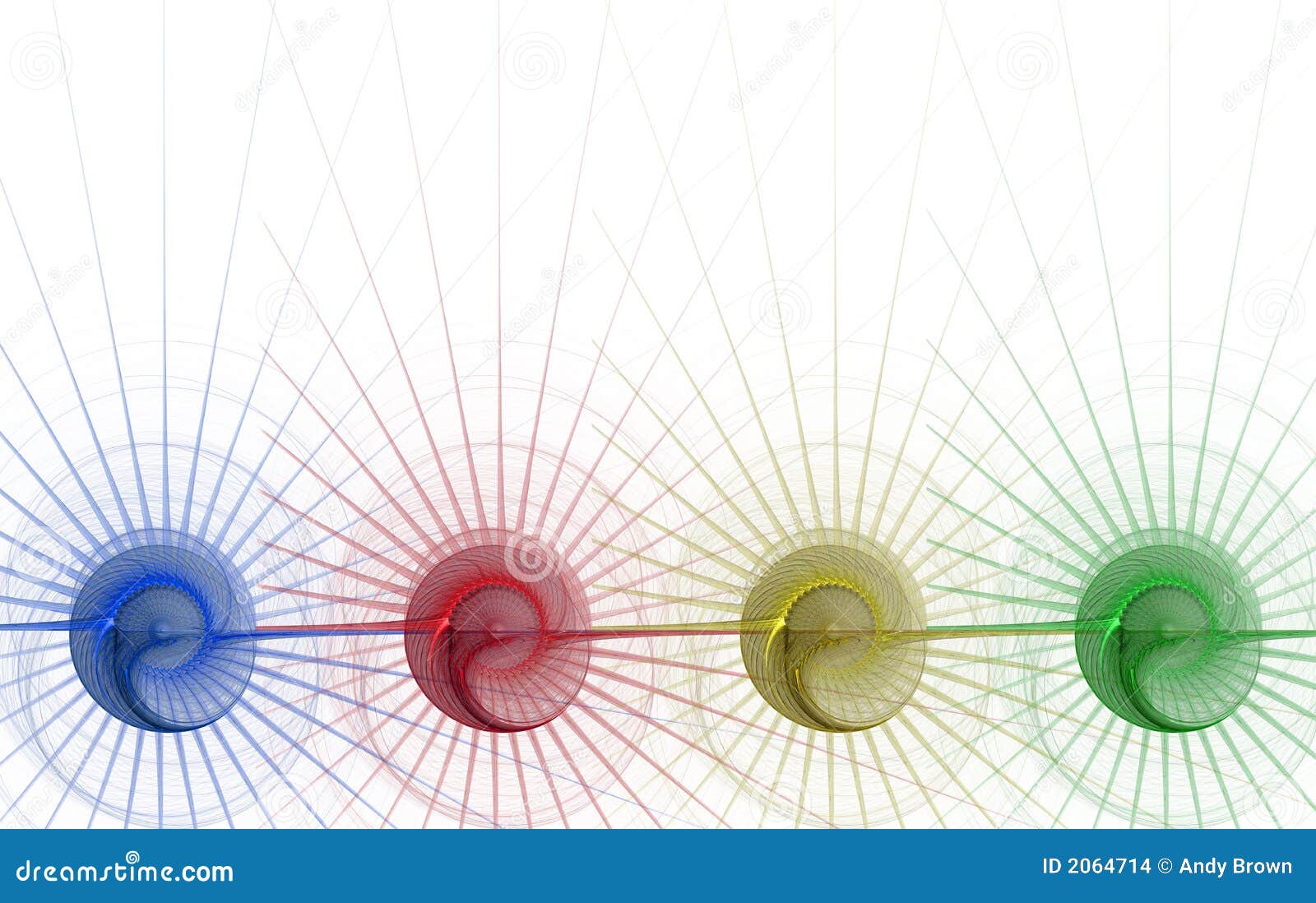 Border/Business Graphic - 4 Color Spiral Stock Illustration ...
