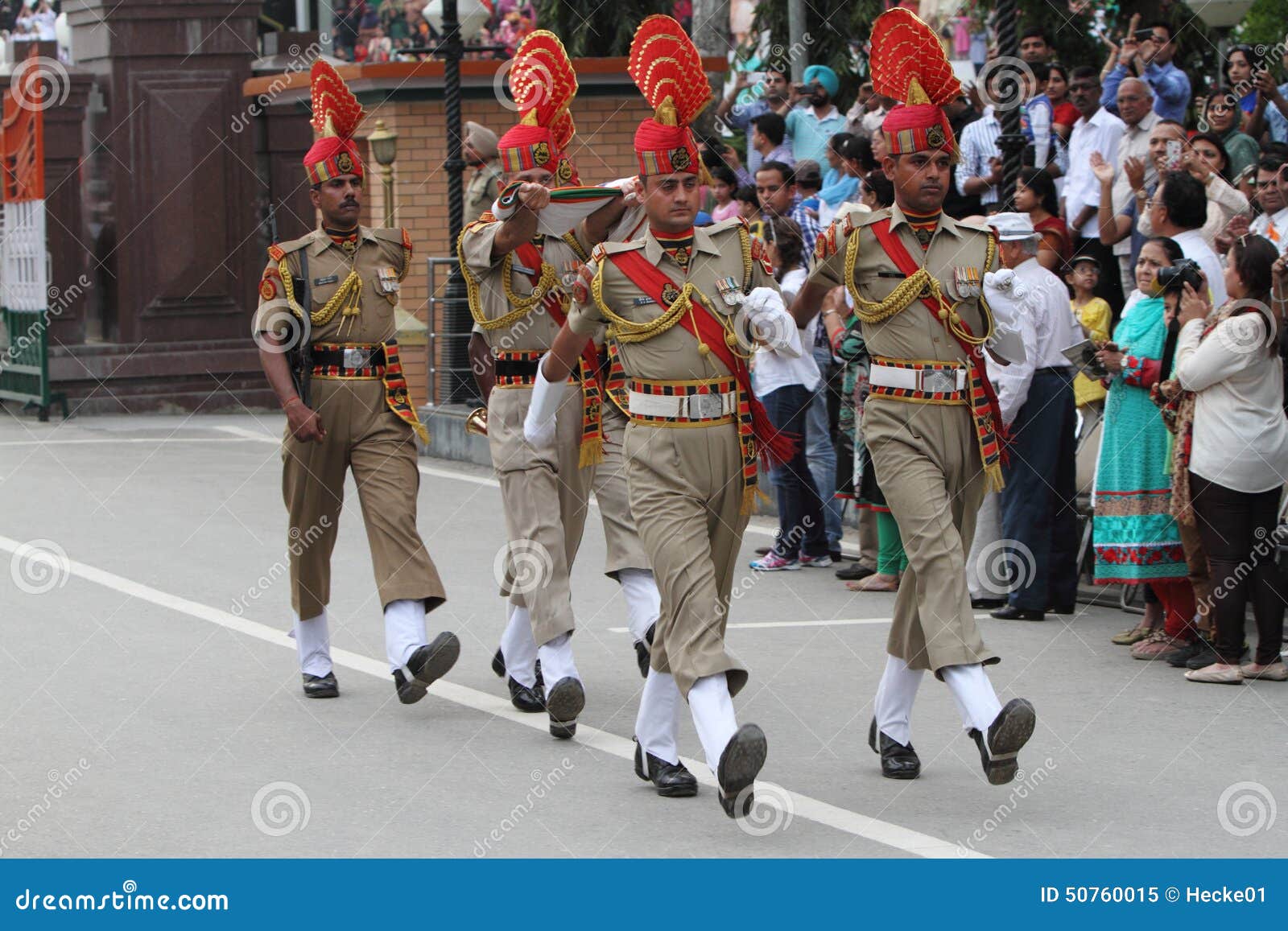 The Border Ceremony of Attari Editorial Image - Image of wagah ...
