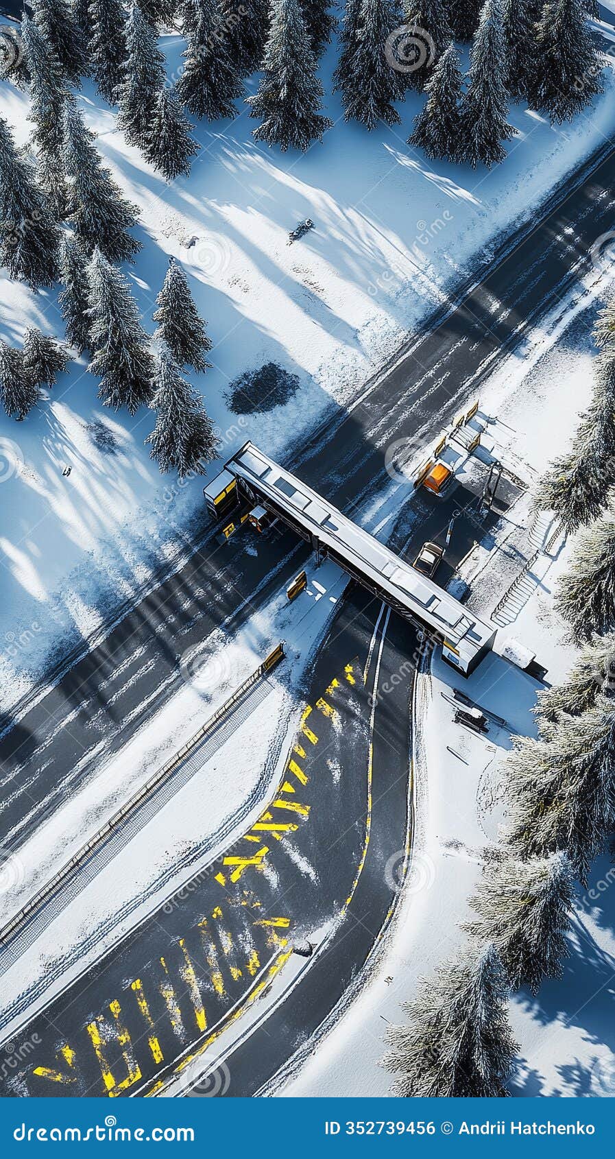 Border Checkpoint with Guards Ensuring Security and Order Stock ...