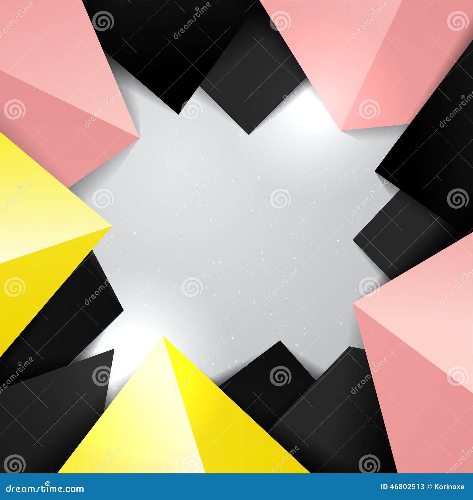 Border Colorful Triangle Background Stock Vector - Illustration of ...