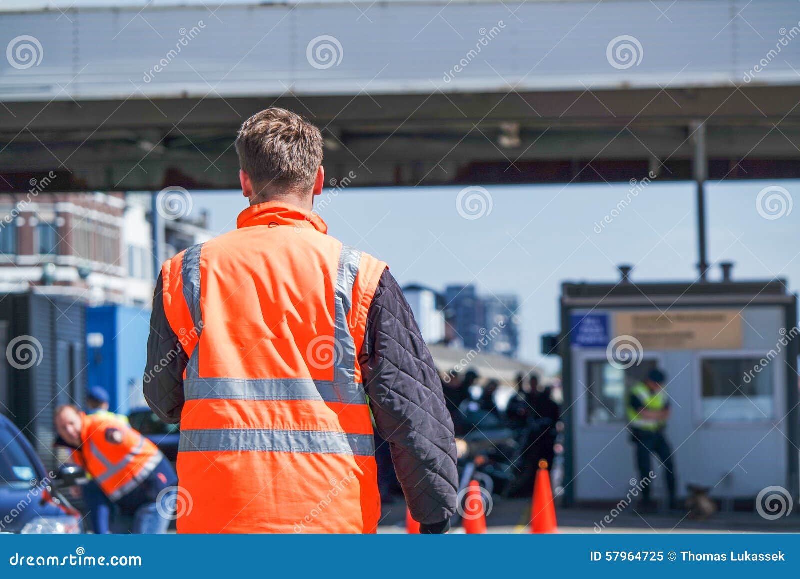 Border Control Checking the Immigration at Harbour Editorial Image ...