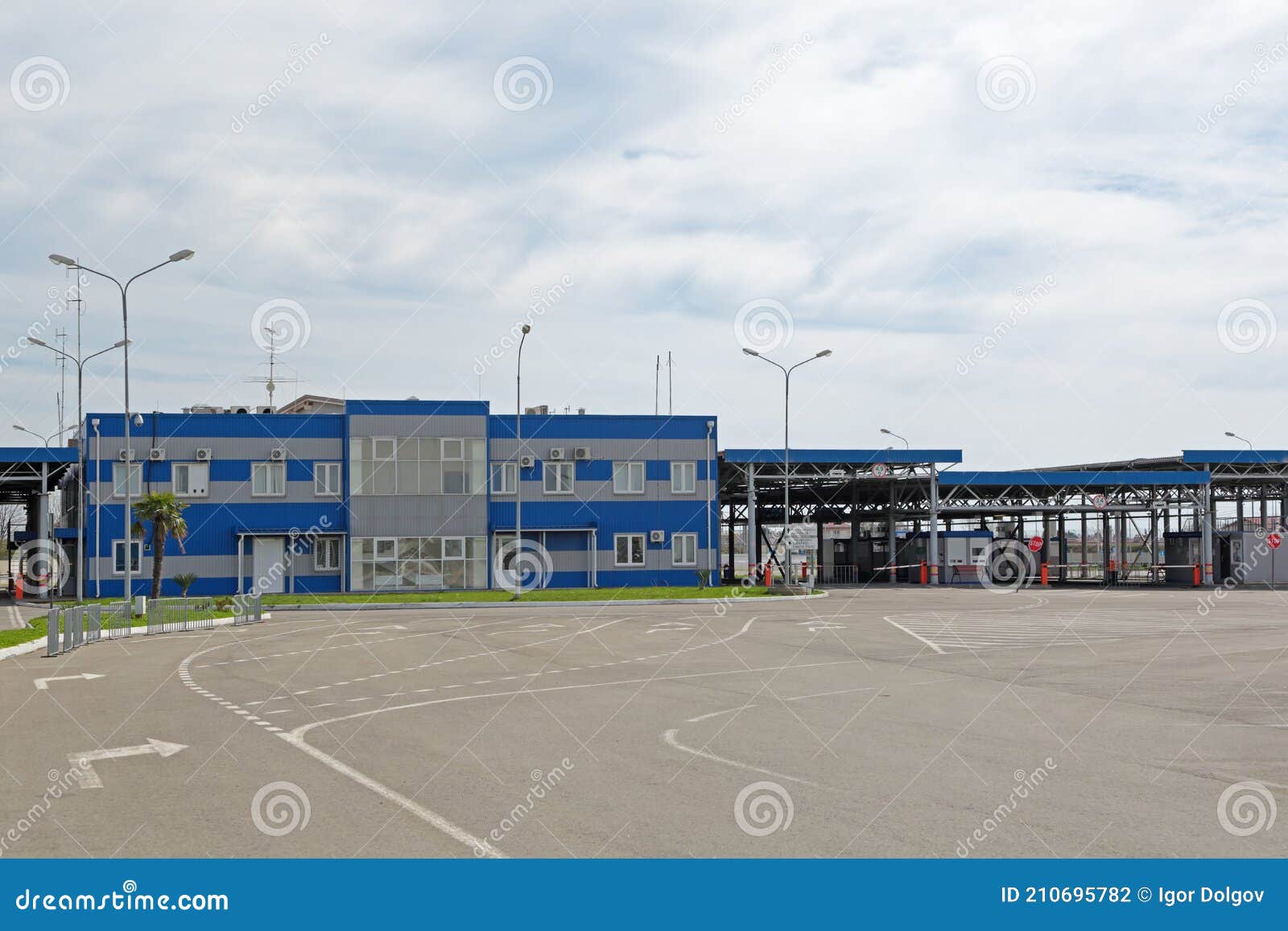 Border control post editorial photography. Image of territory - 210695782