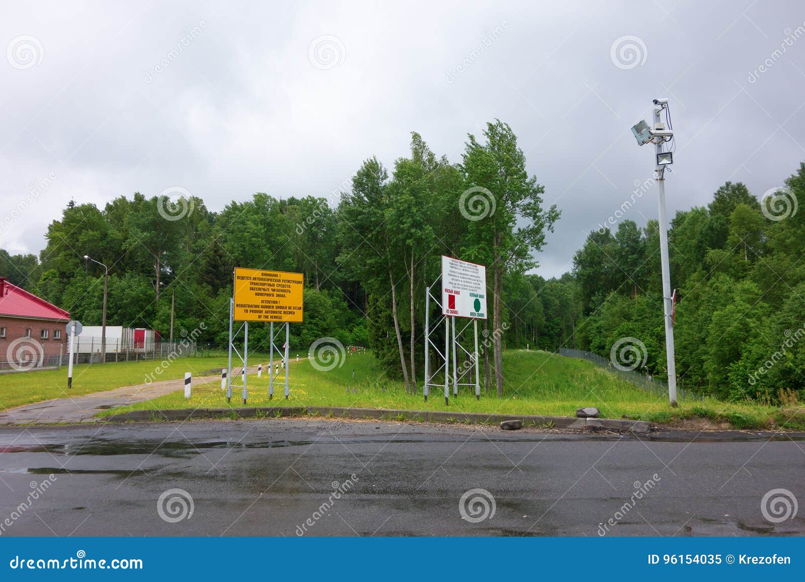 Border Crossing between Belarus and Lithuania Editorial Image - Image ...