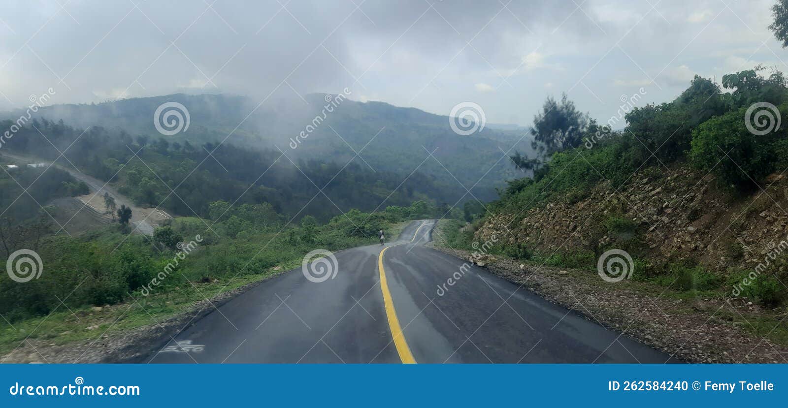 Border Crossing Road Indonesia-Timor Leste Stock Photo - Image of timor ...