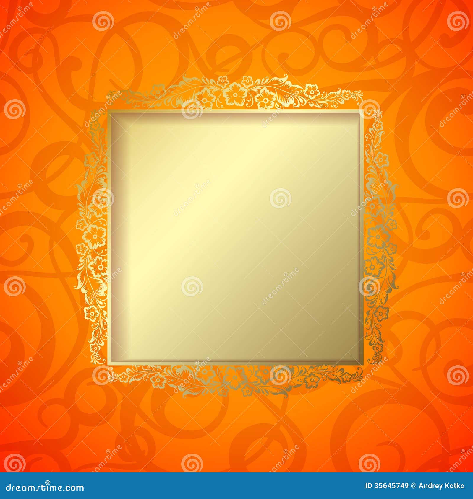Border curves frame stock vector. Illustration of artistic - 35645749