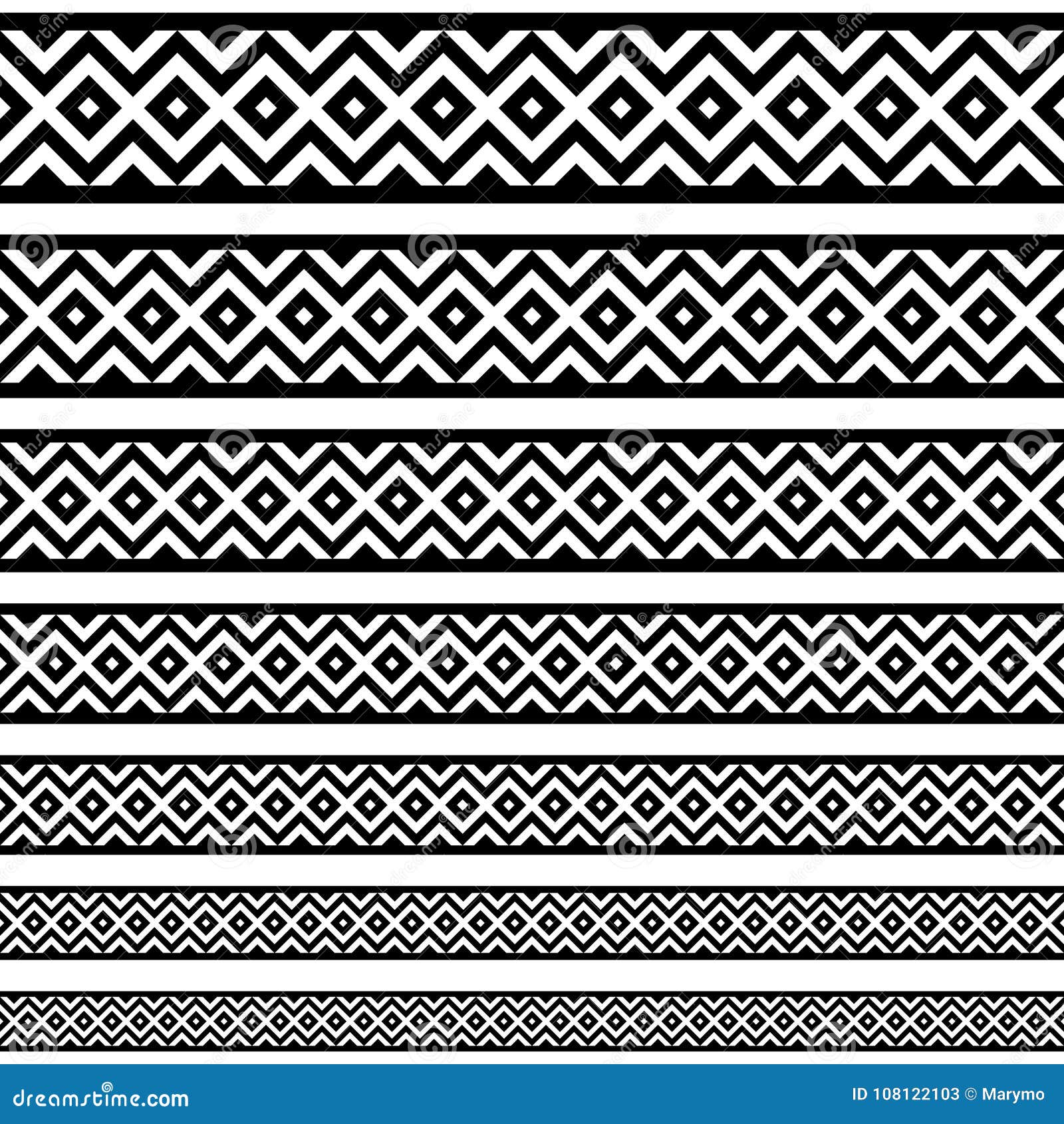 Black And White Border Designs Patterns