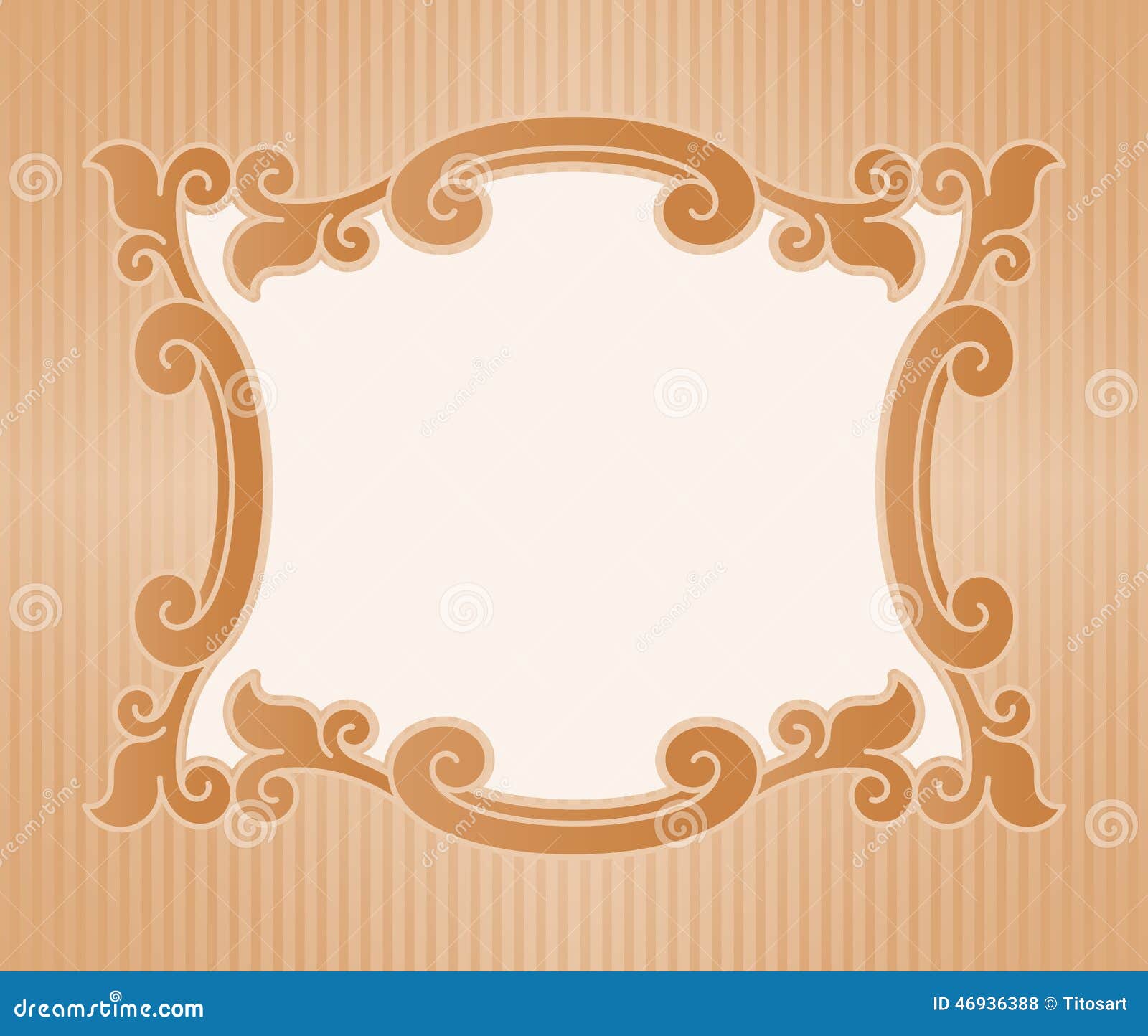 Border Design stock vector. Illustration of empty, graphic - 46936388