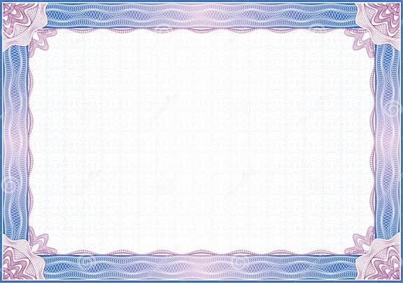 Border for Diploma or Certificate Stock Vector - Illustration of decor ...