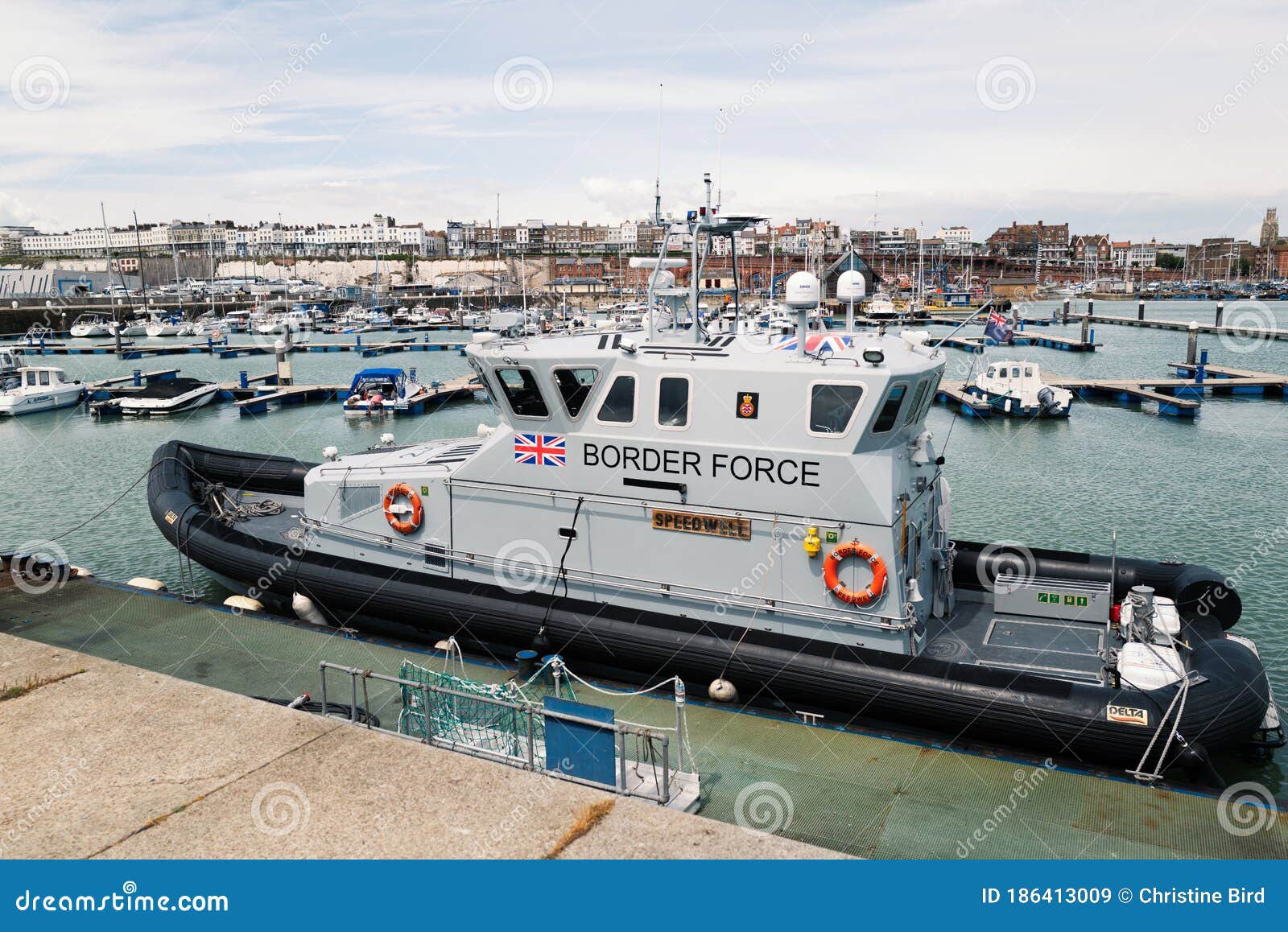Border Force Vessel in Ramsgate Editorial Stock Image - Image of ...