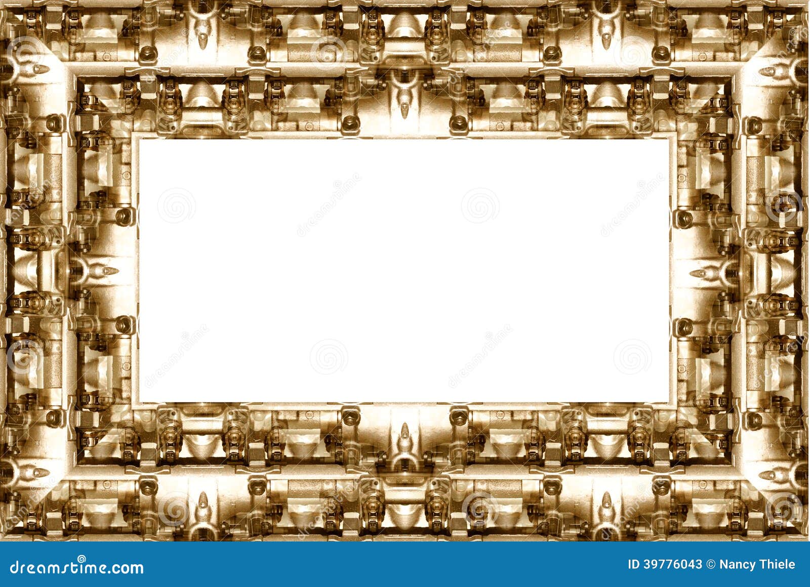 Border Frame With An Industrial Twist Stock Illustration - Image: 39776043