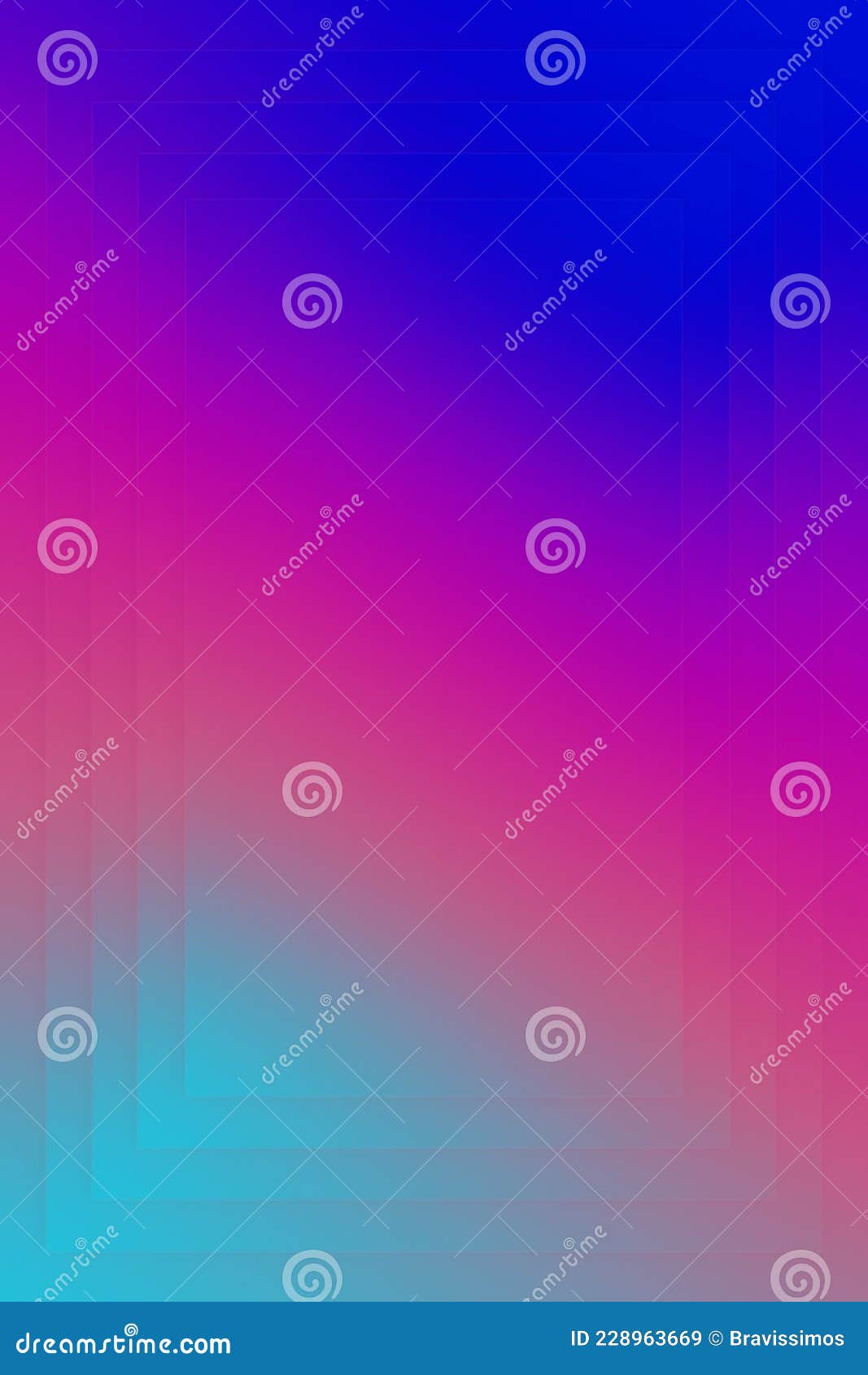 Border Frame Template Background Blur, Color Stock Illustration ...