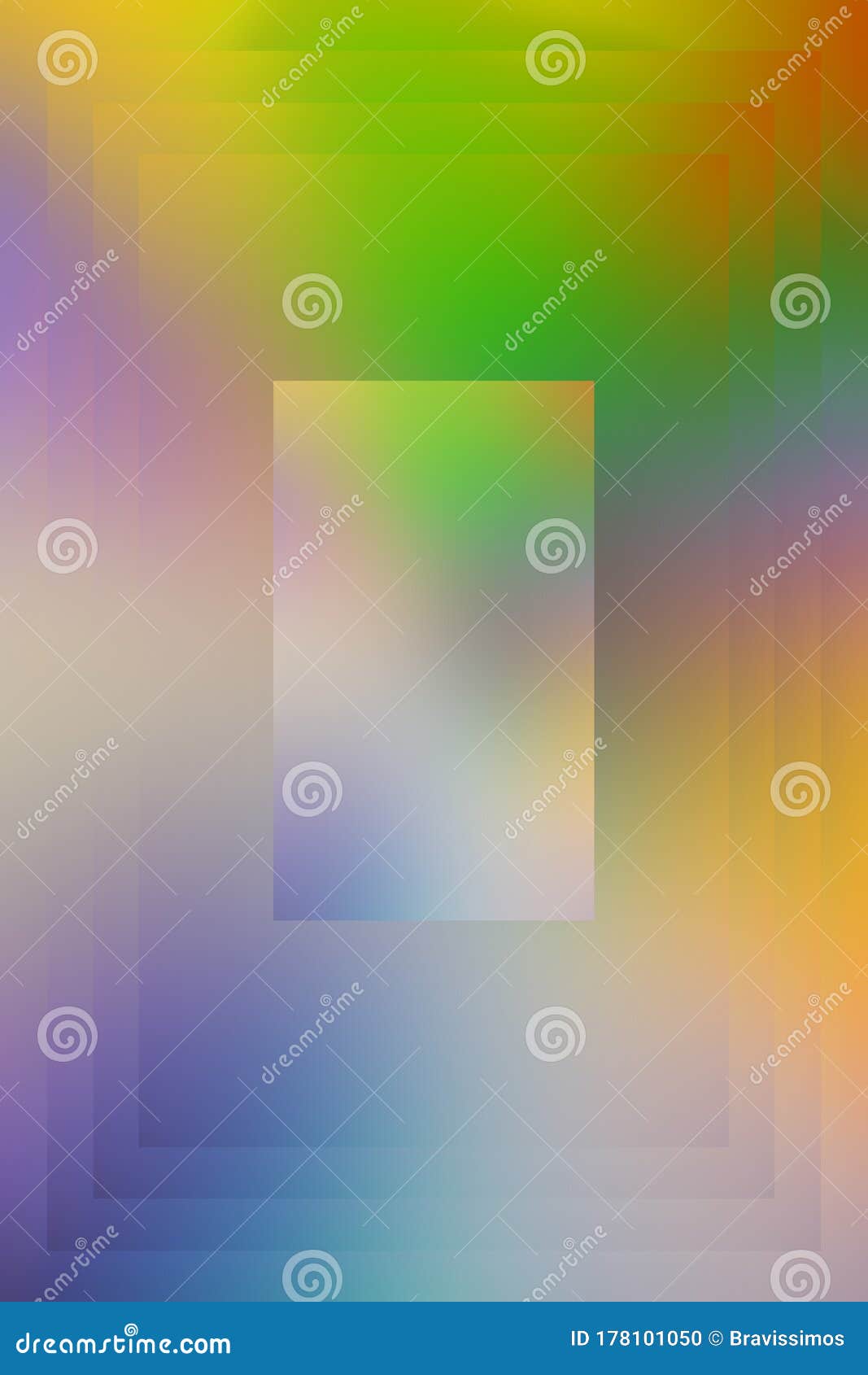 Border Frame Template Blur Gradient Background, Light Decoration Stock ...
