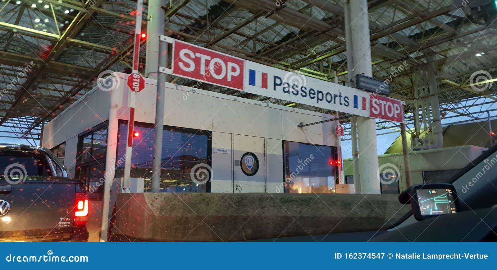 Border France England Passport Control Editorial Photography - Image of ...