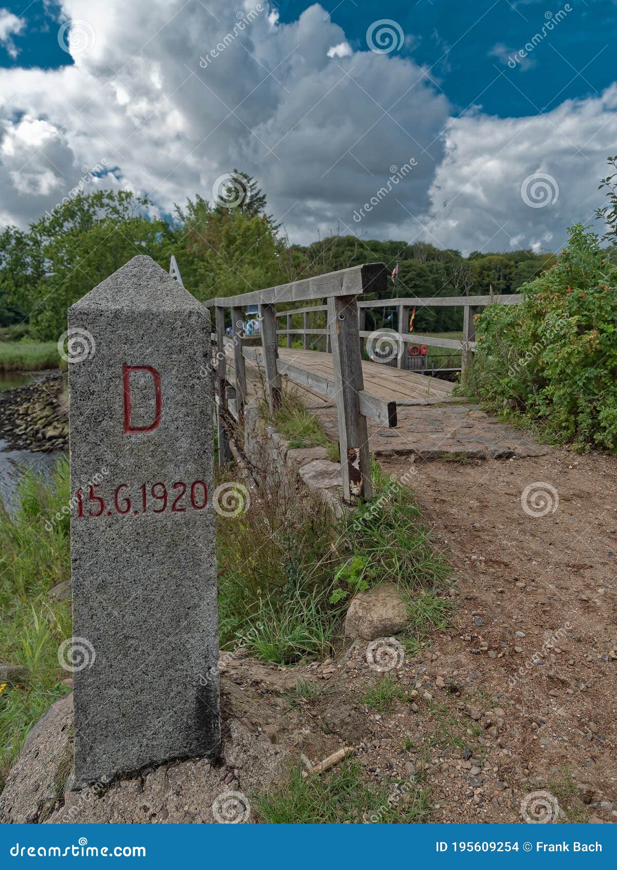 Border between Germany and Denmark Near Skomagerhuset Stock Photo ...