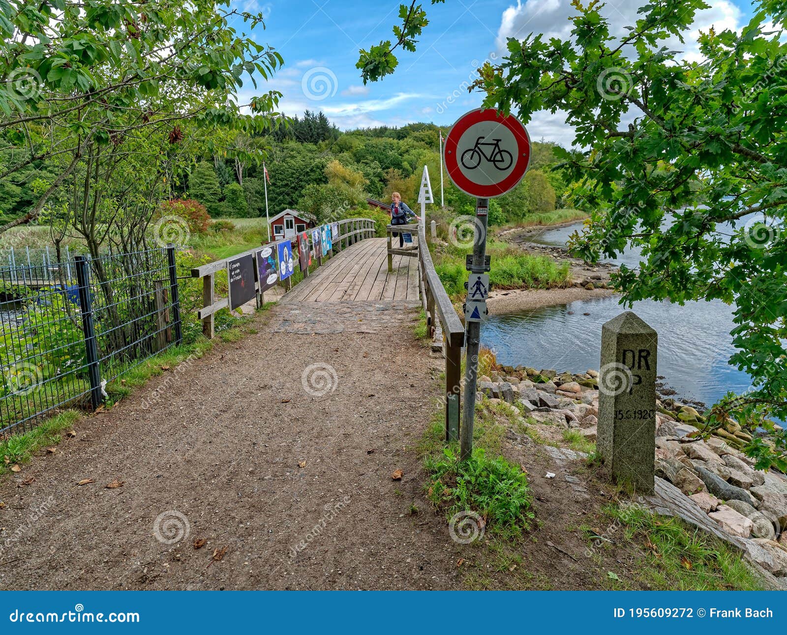 Border between Germany and Denmark Near Skomagerhuset Stock Photo ...