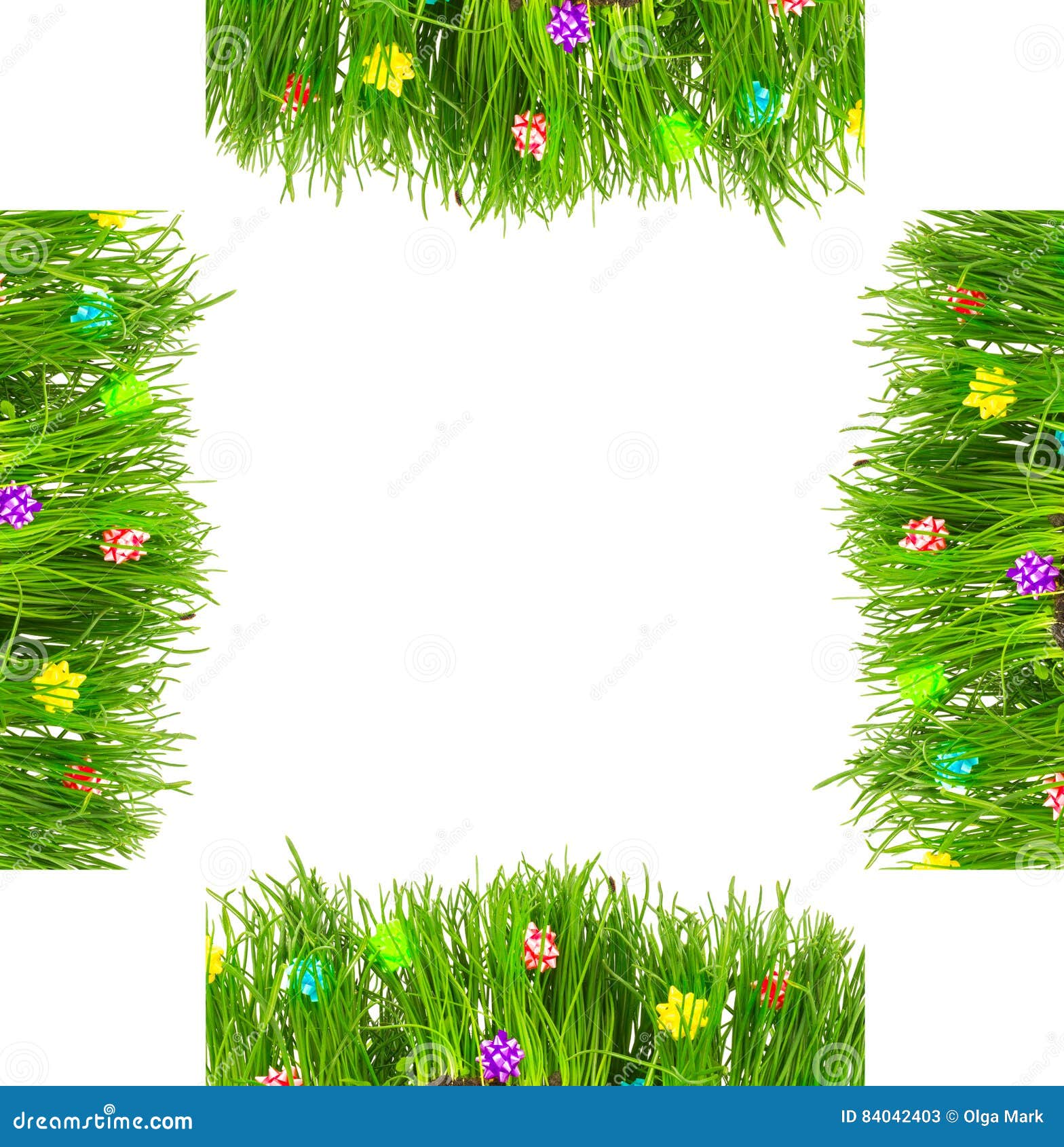 Border, Greeting Card of Spring Fresh Grass Stock Image - Image of ...