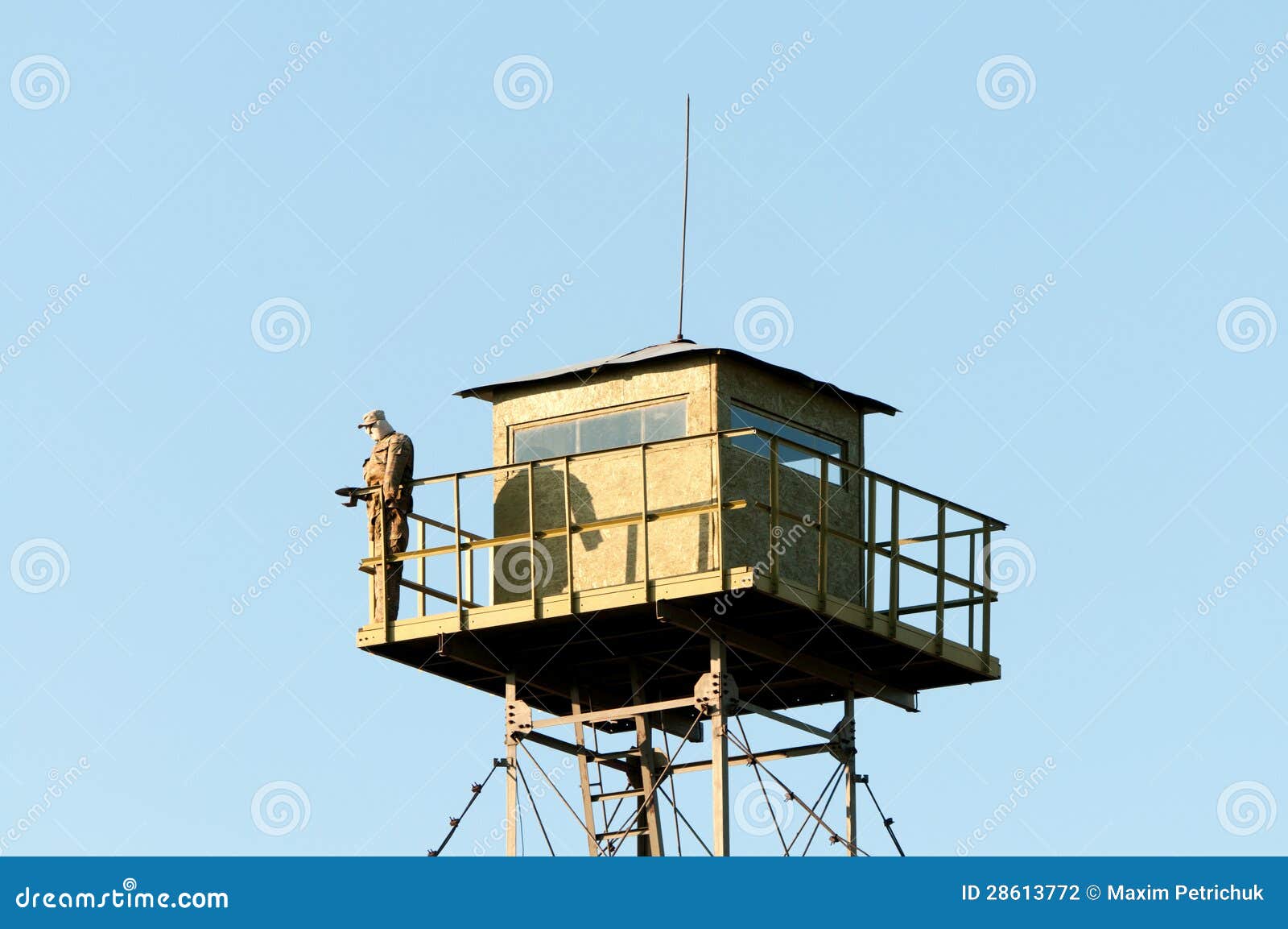 Border Guard watchtower stock photo. Image of steel, guardpost - 28613772