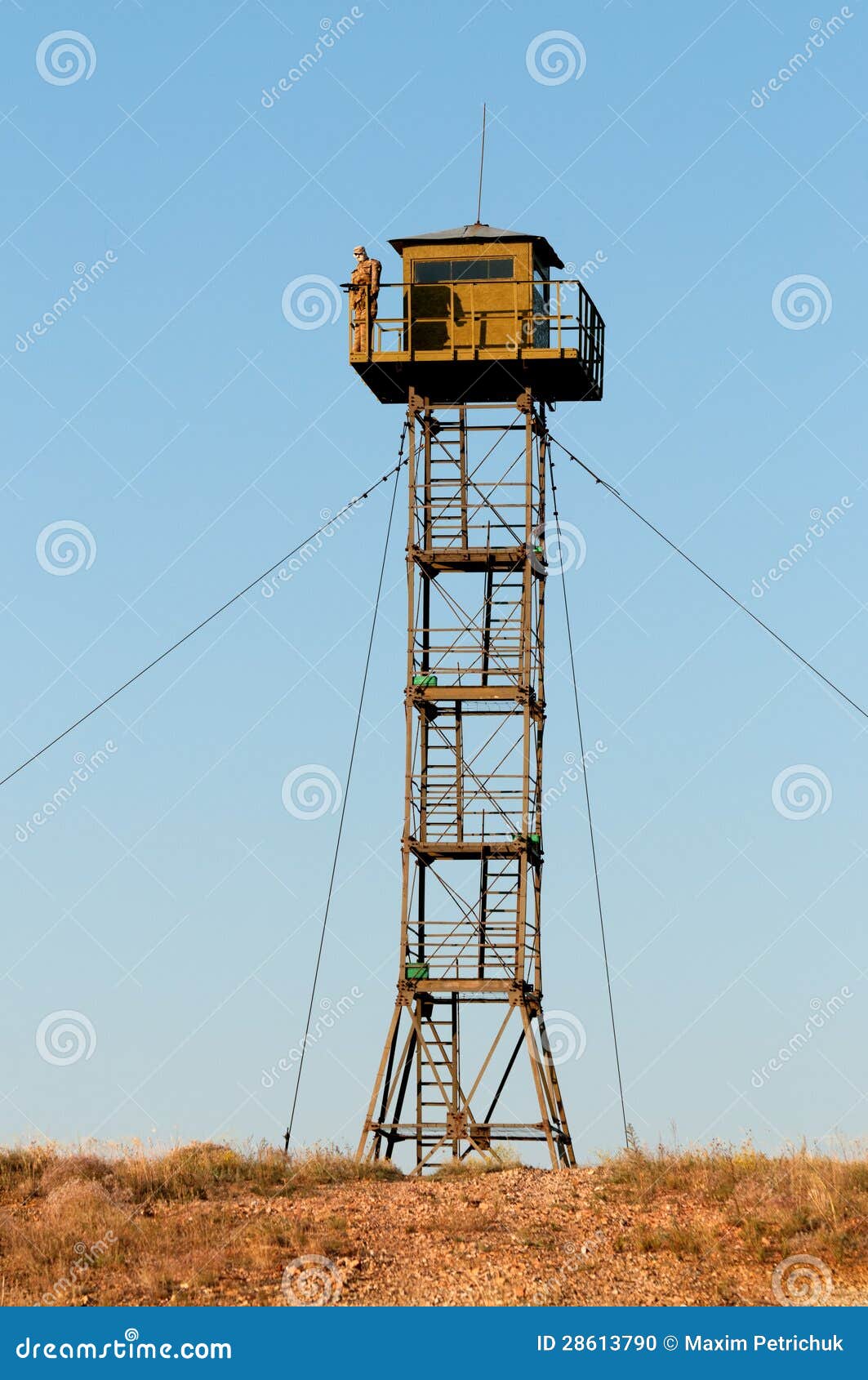 Border Guard watchtower stock photo. Image of outdoor - 28613790