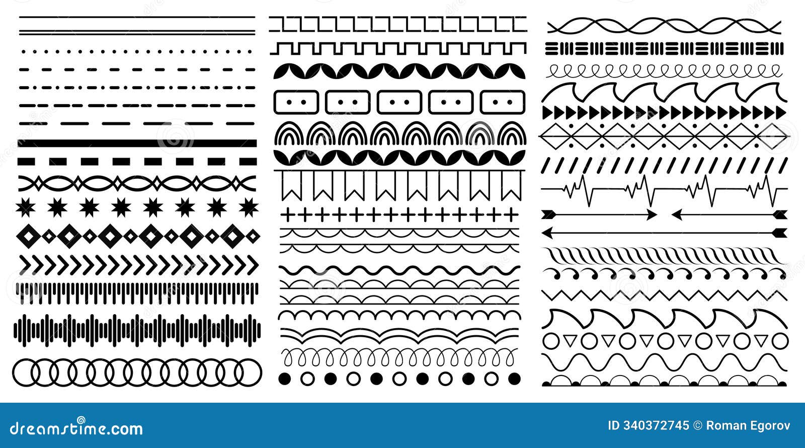 Simple Wavy Border Vector Illustration | CartoonDealer.com #7716630