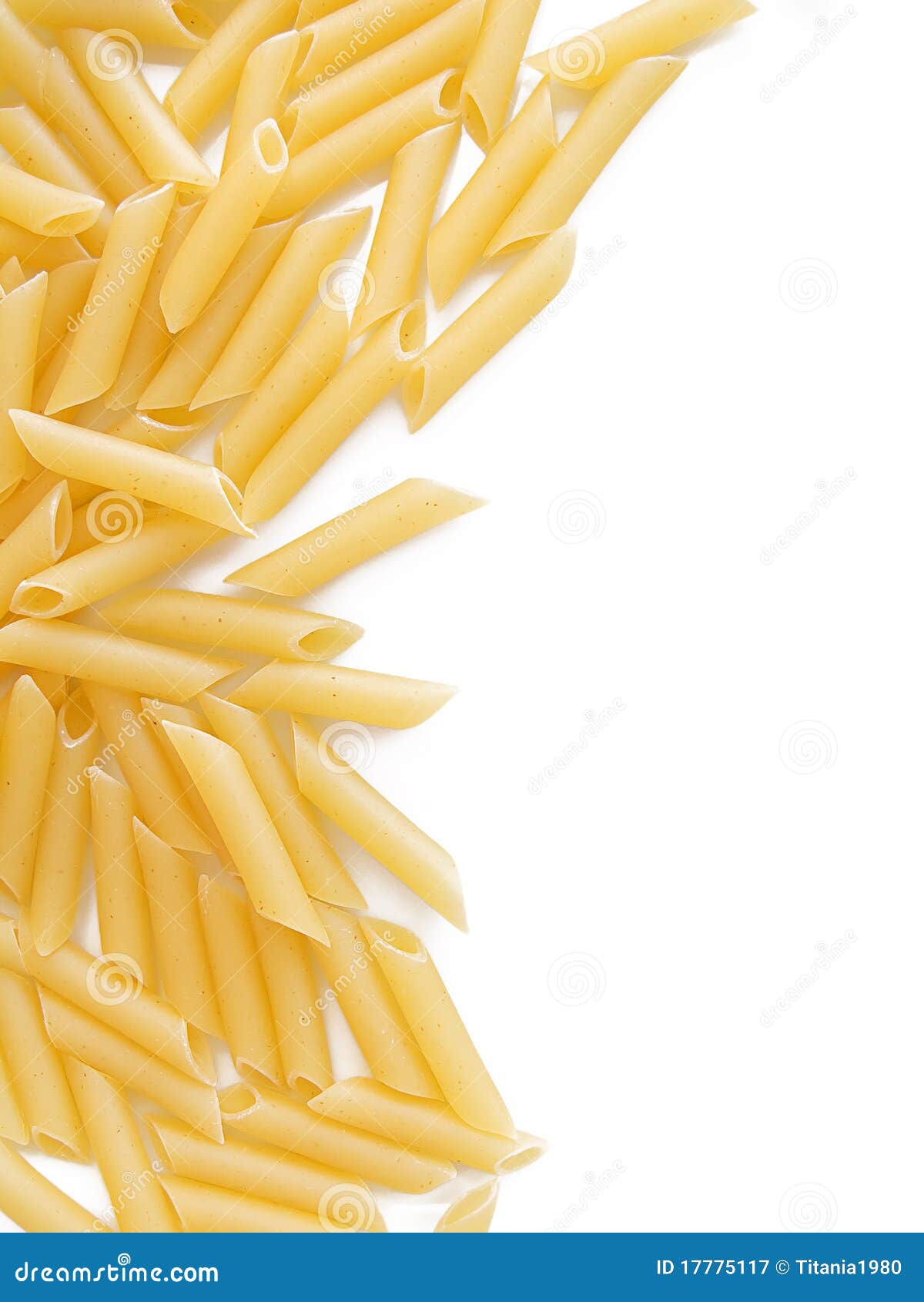 Border of macaroni stock image. Image of border, golden - 17775117