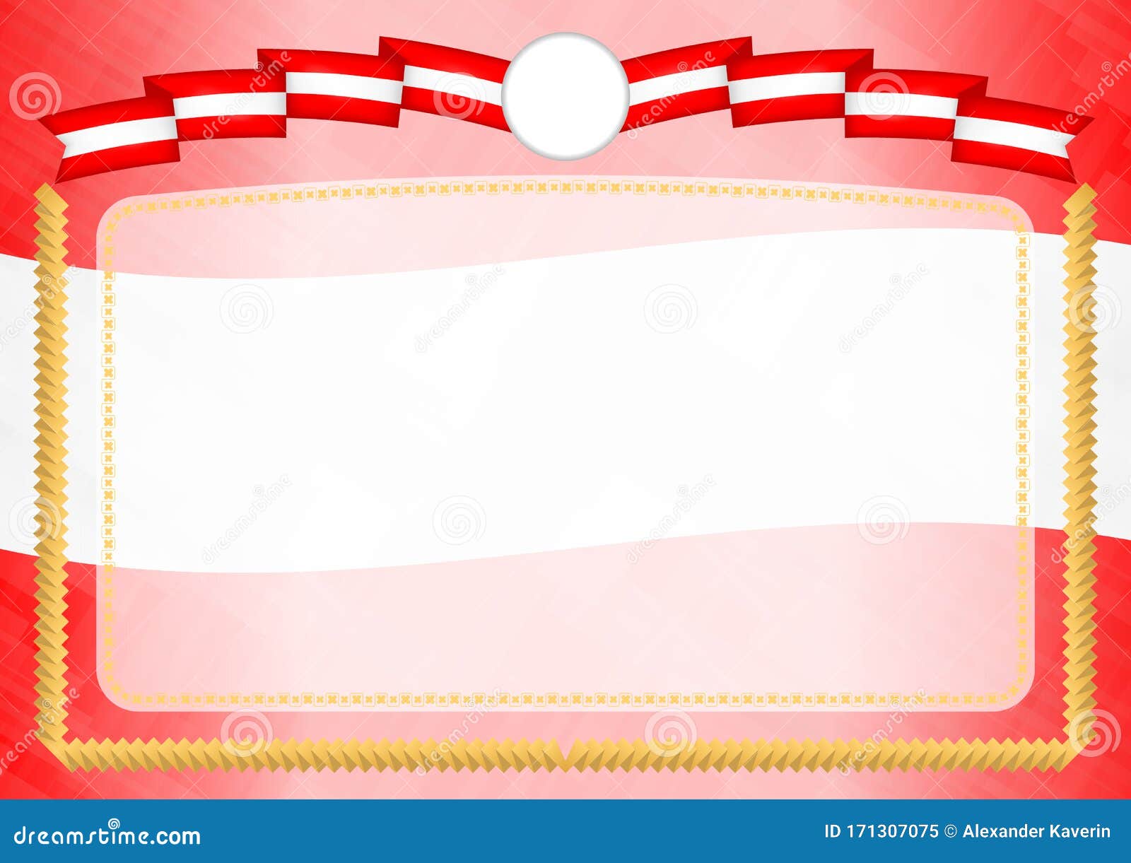 Border Made with Canada National Flag Stock Vector - Illustration of ...