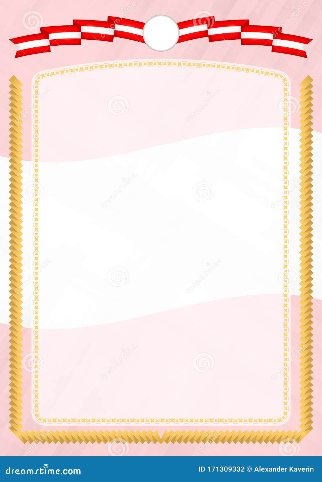 Border Made with Canada National Flag Stock Vector - Illustration of ...