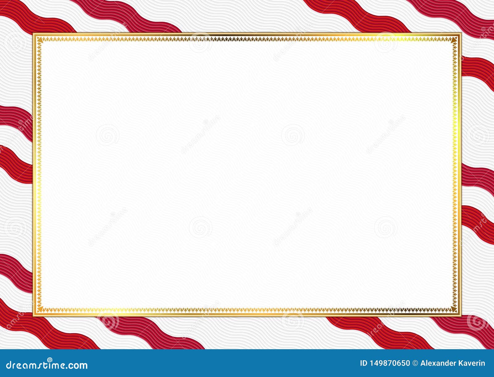 Border Made with Denmark National Colors Stock Vector - Illustration of ...