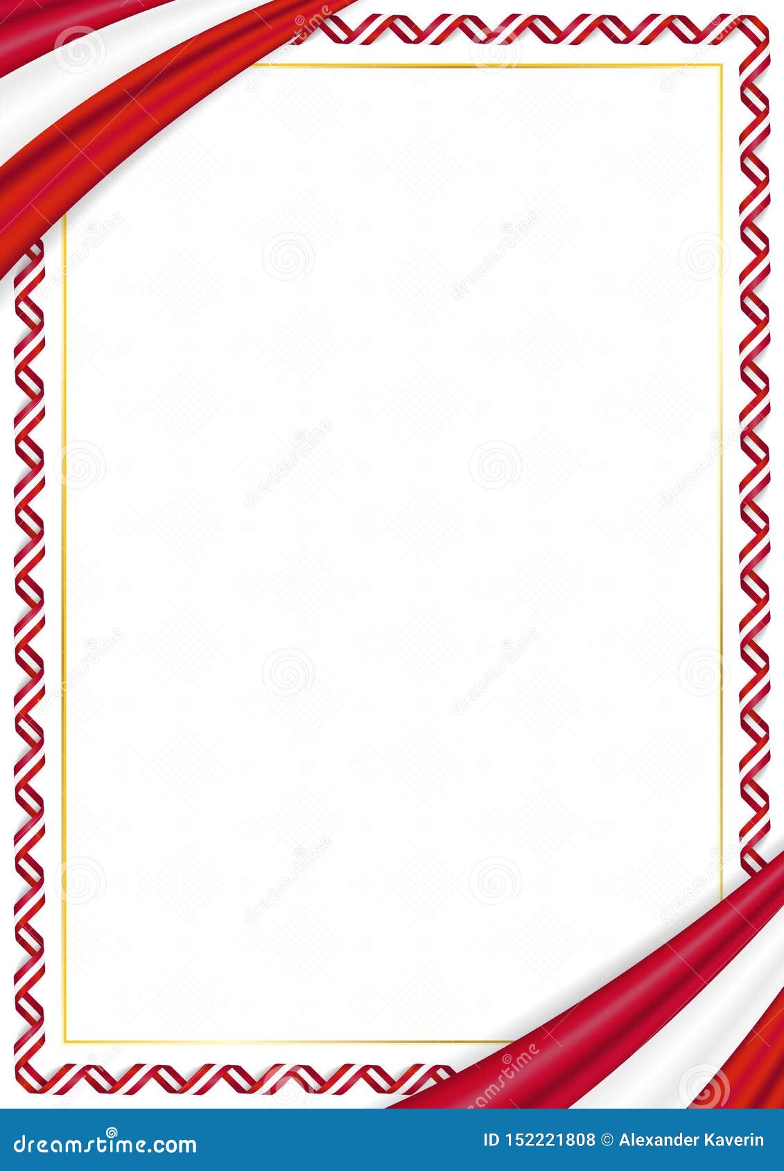 Border Made with Denmark National Colors Stock Vector - Illustration of ...