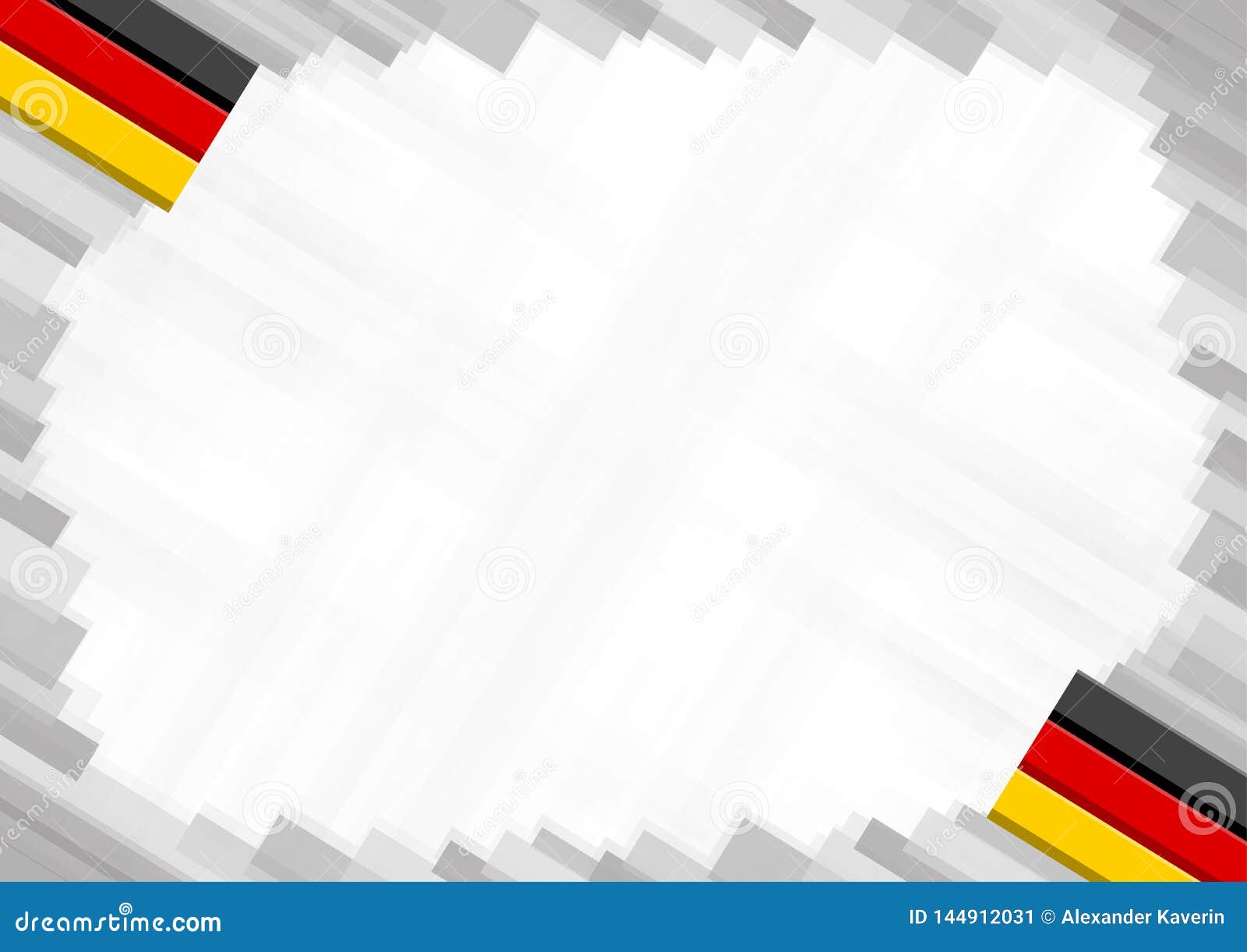 Border Made with Germany National Colors Stock Vector - Illustration of ...