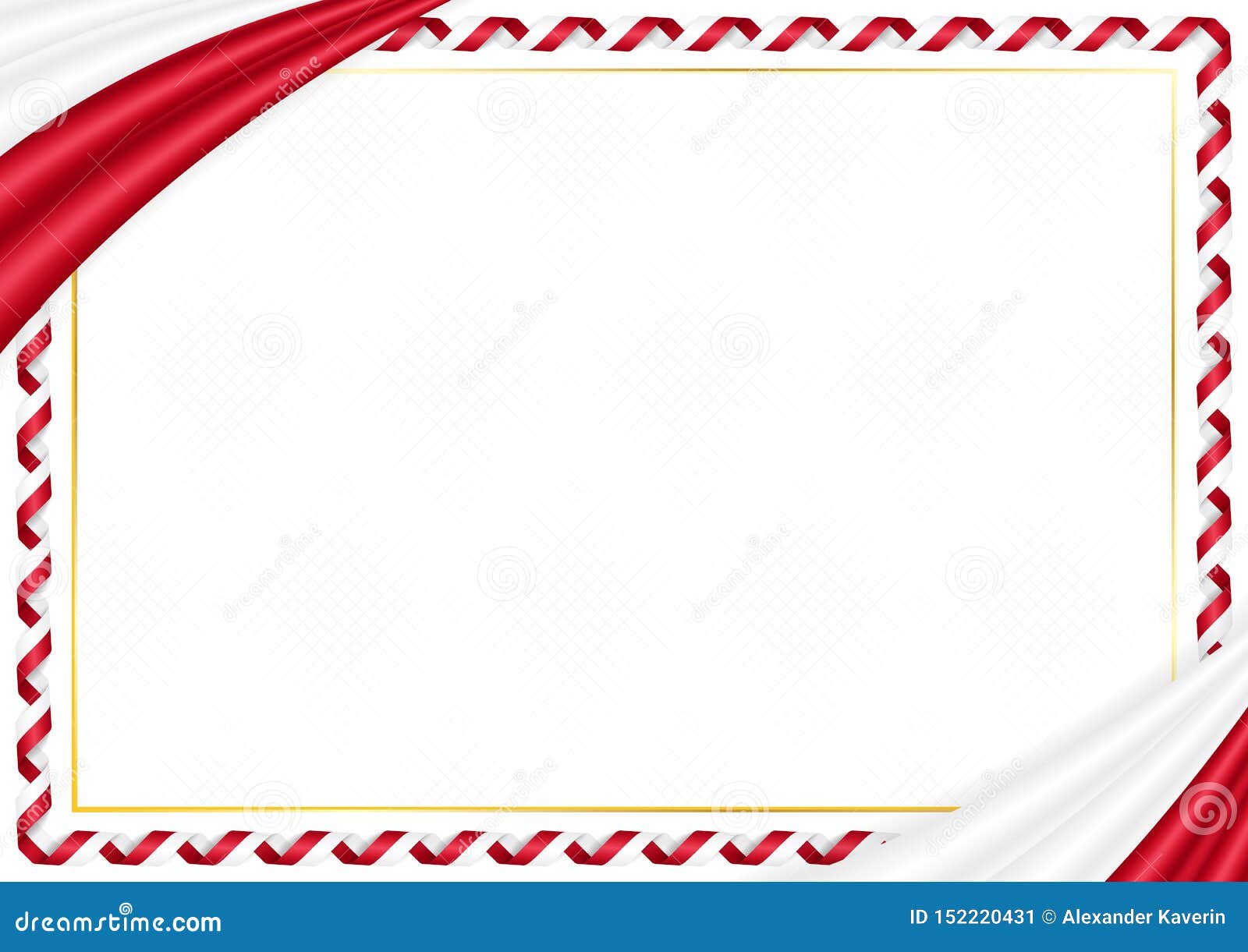 Border Made with Malta National Colors Stock Vector - Illustration of ...