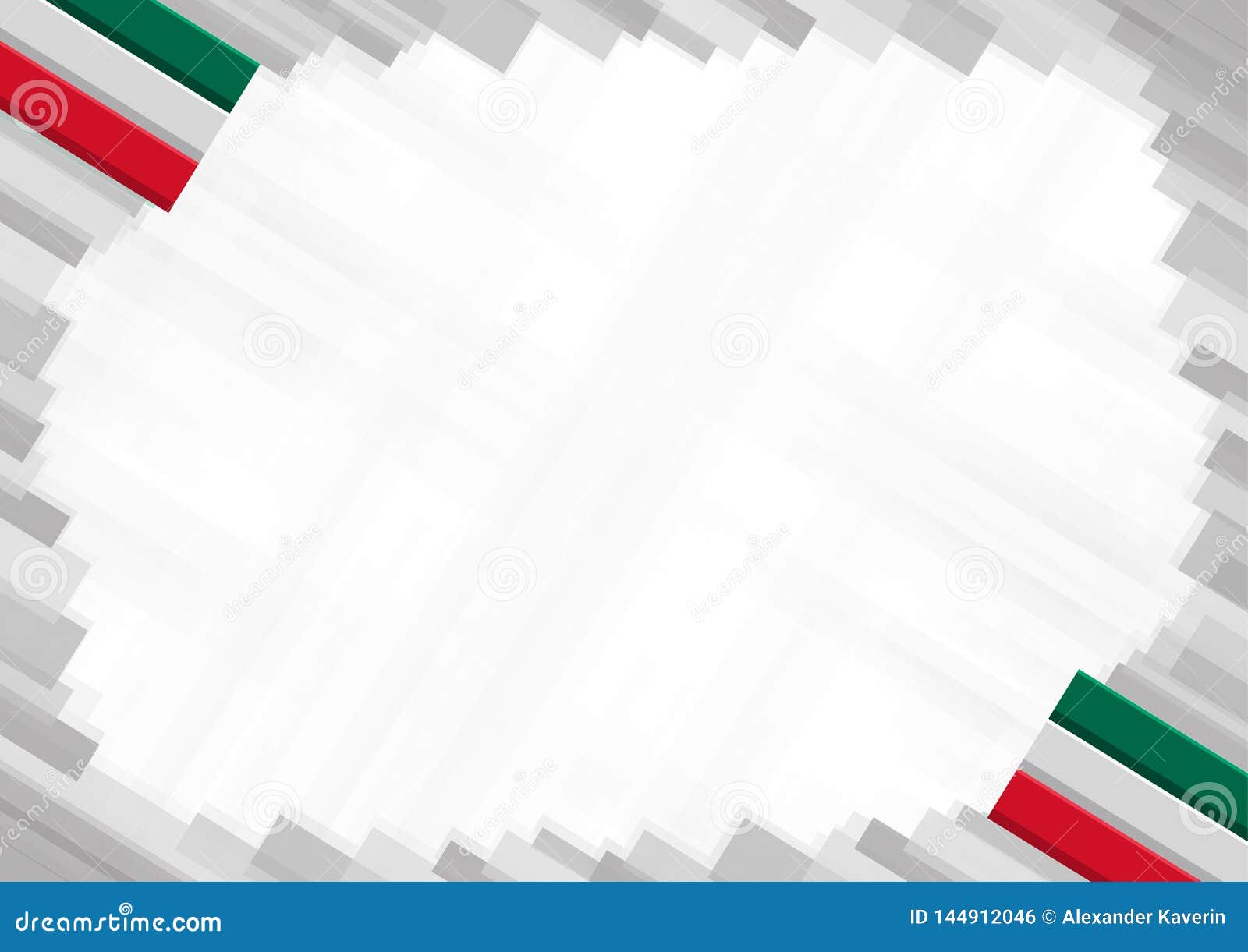 Border Made with Mexico National Colors Stock Vector - Illustration of ...