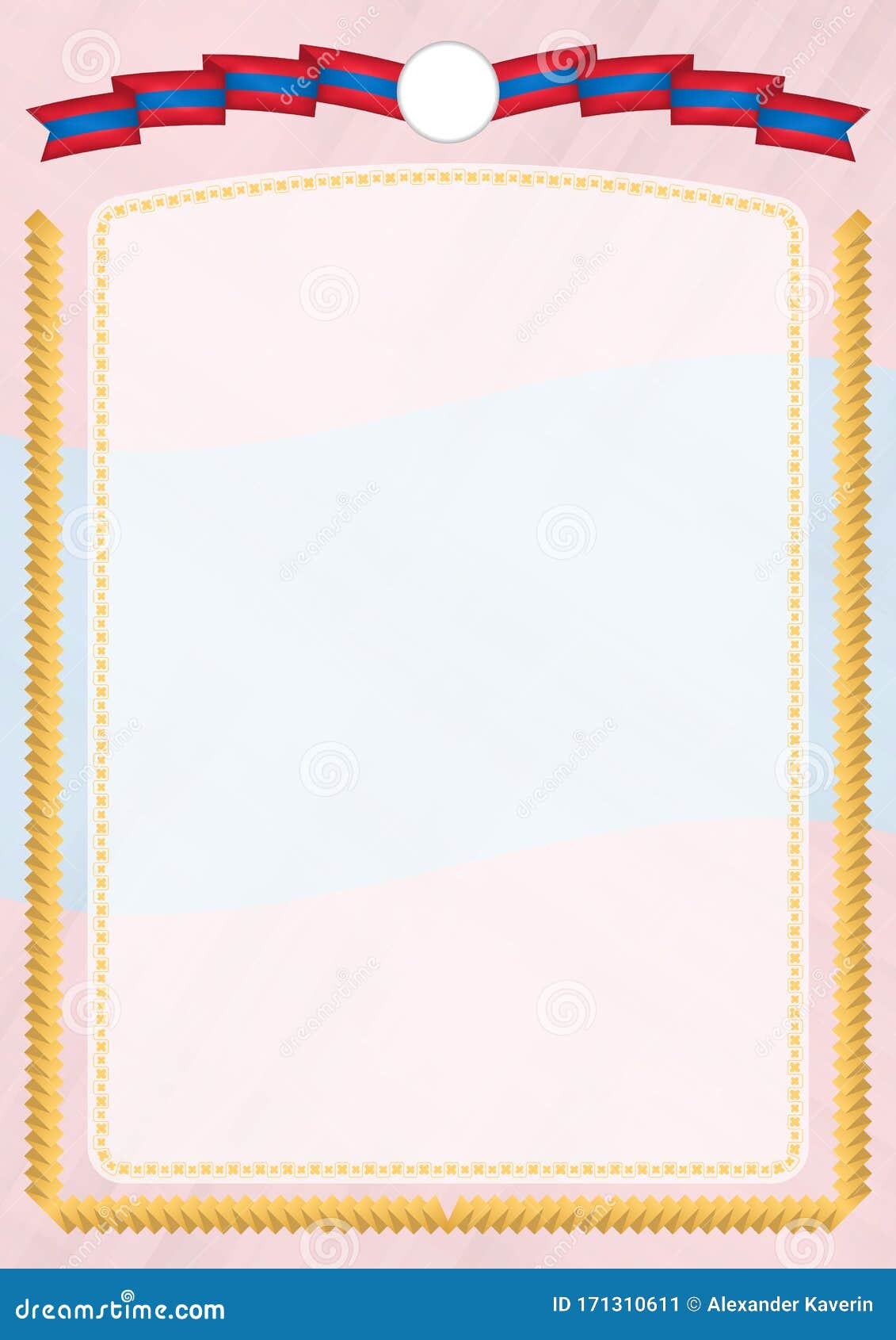 Border Made with Mongolia National Flag Stock Vector - Illustration of ...