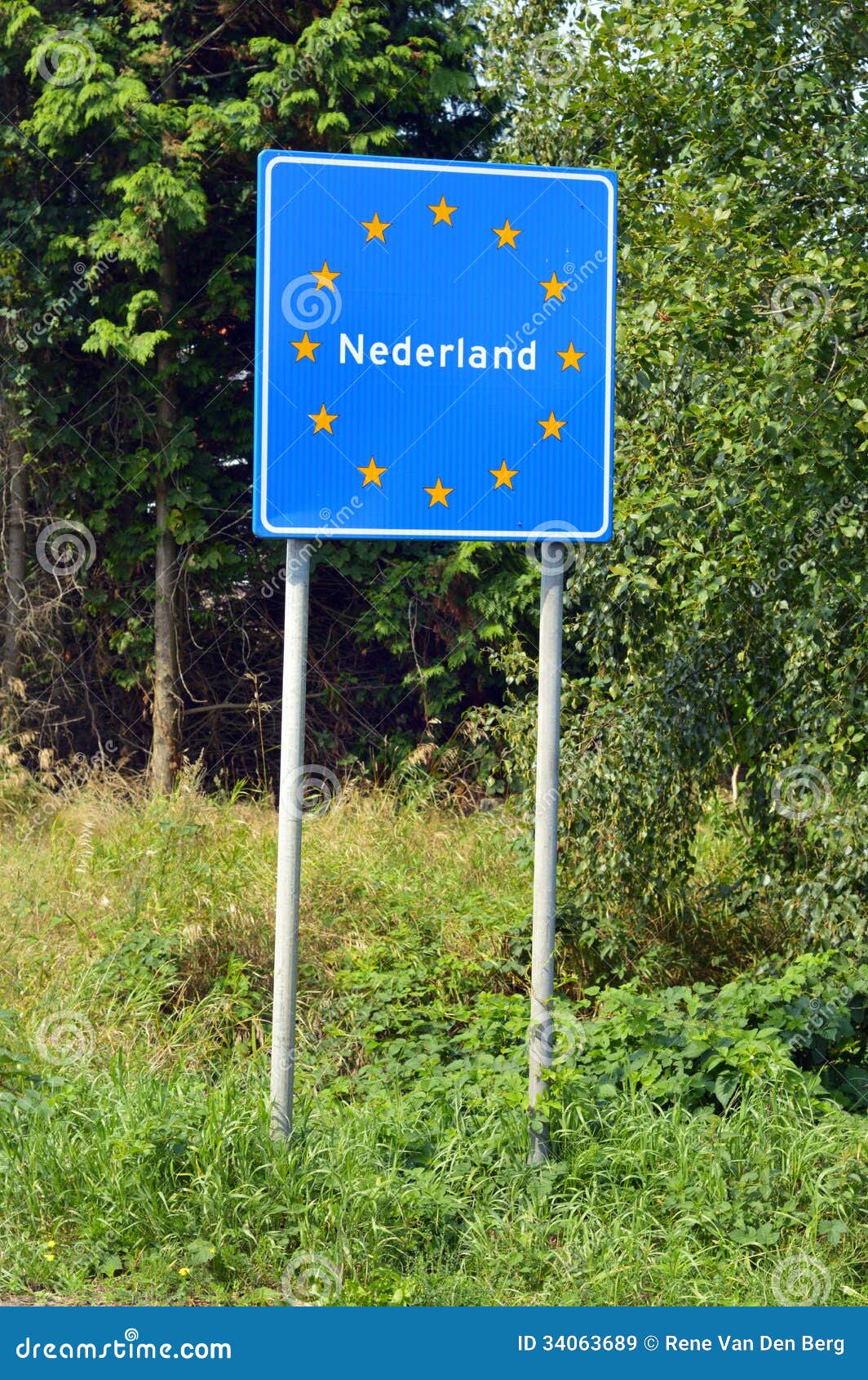 Border of the Netherlands stock image. Image of germany - 34063689
