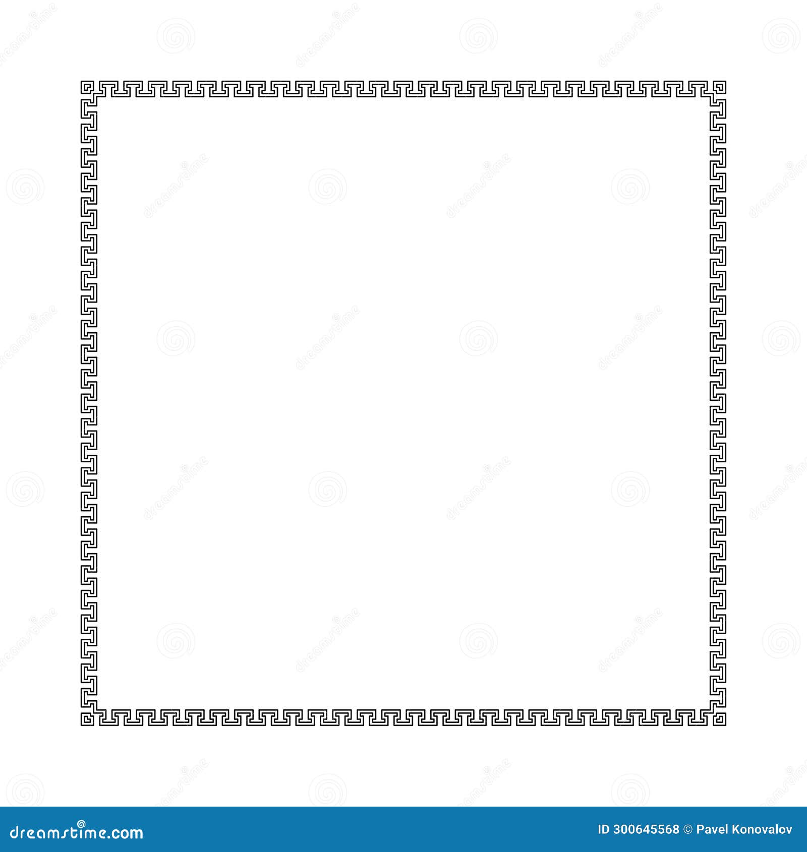 Border Ornament stock vector. Illustration of decoration - 300645568