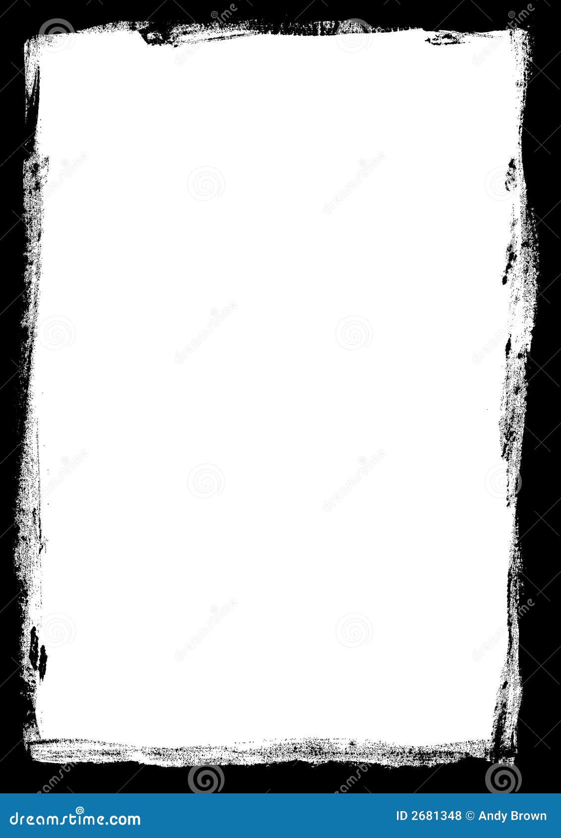 Border of Paint stokes stock illustration. Illustration of strokes ...