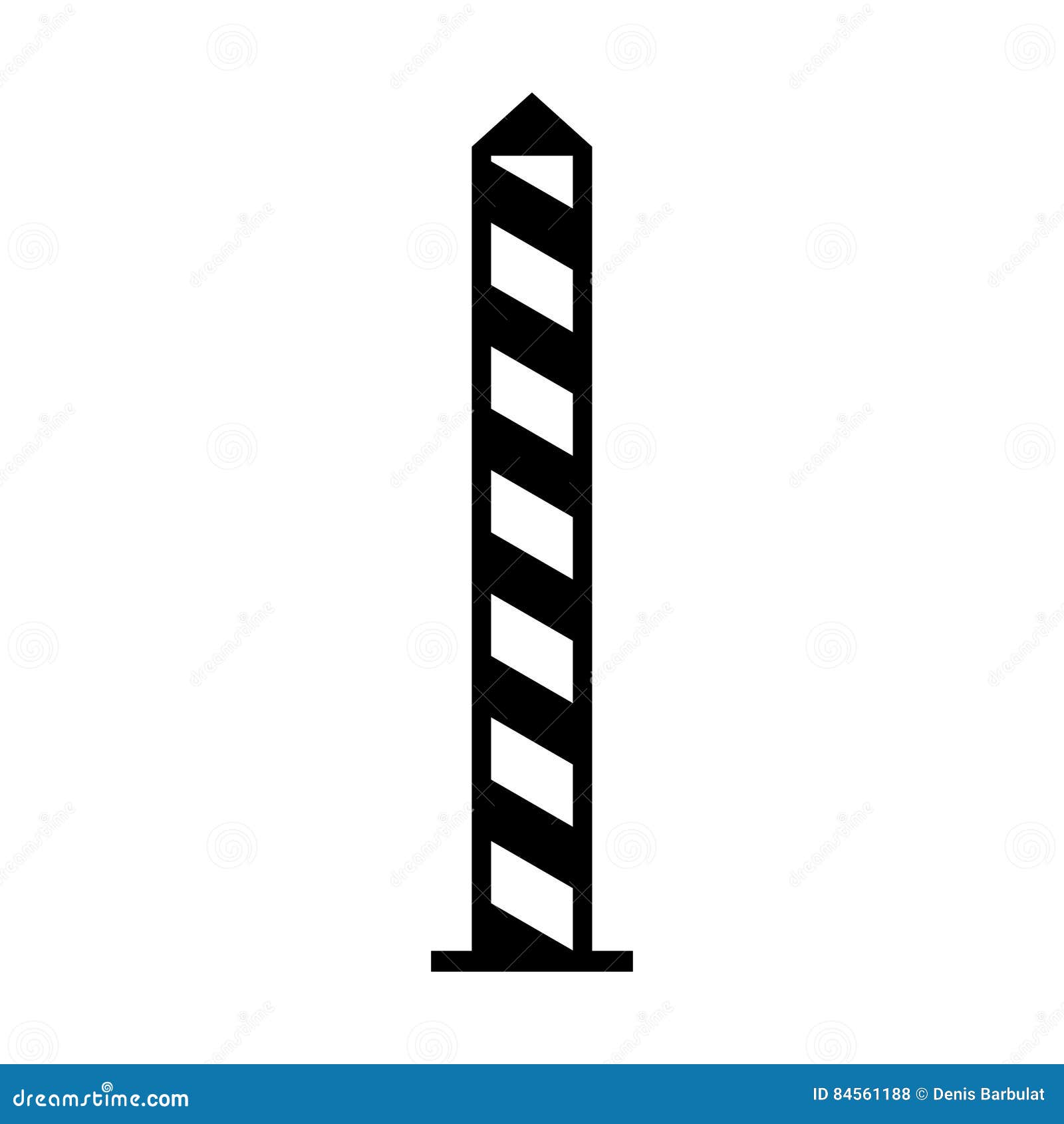 Border post stock vector. Illustration of symbol, icon - 84561188