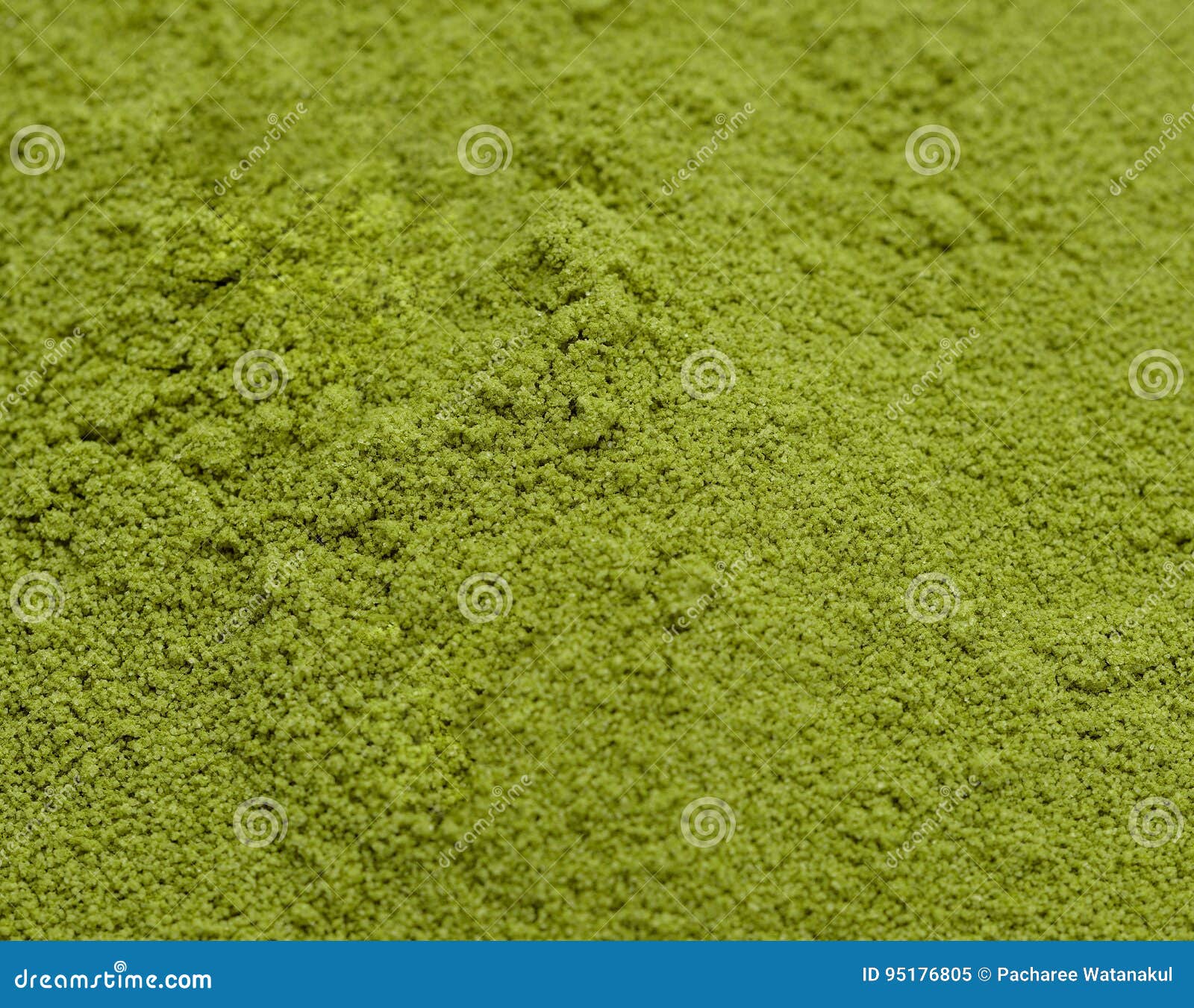 Border of Powdered Green Tea Top View, Background Surface of Green ...