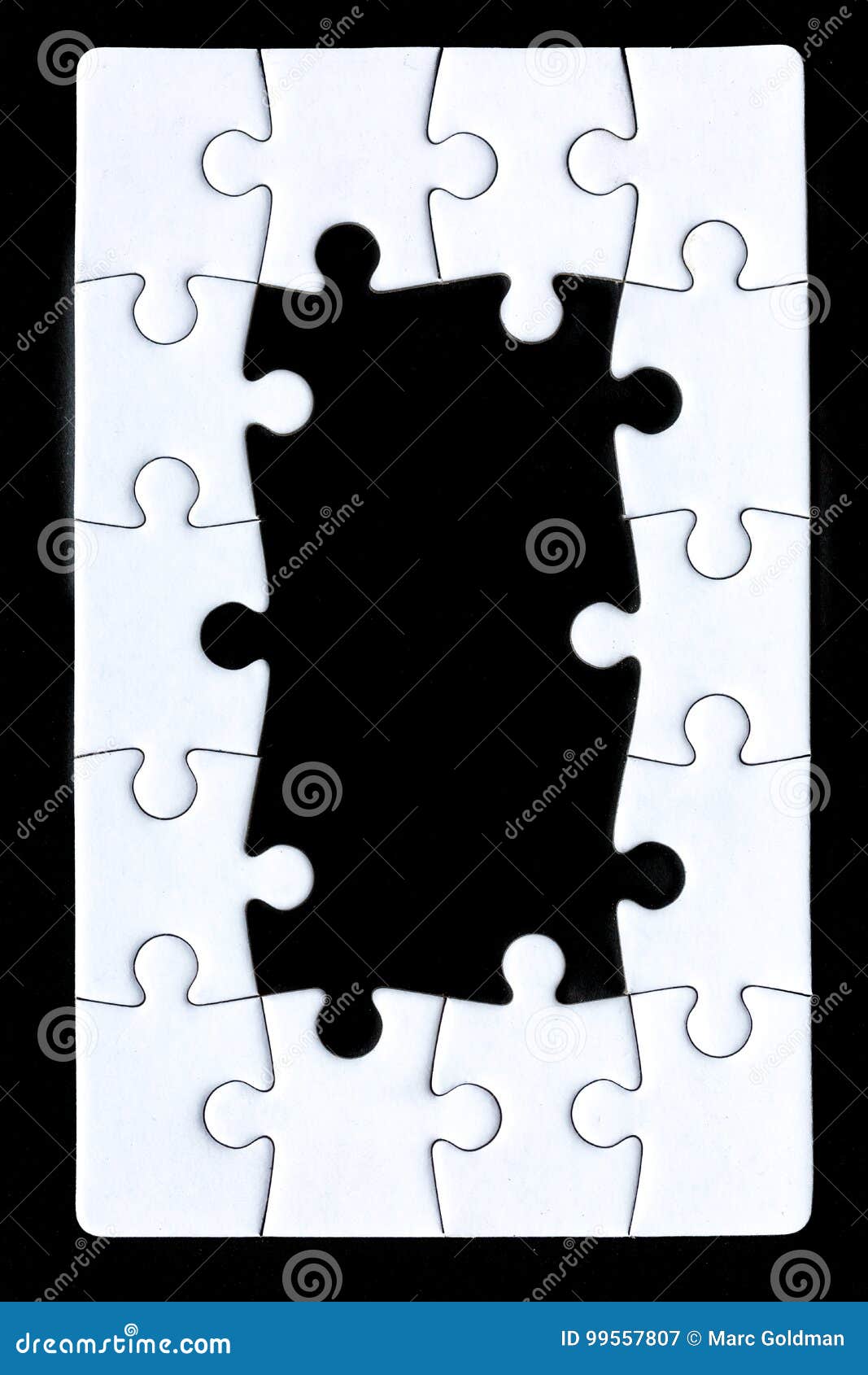 The border of a puzzle stock image. Image of idea, white - 99557807