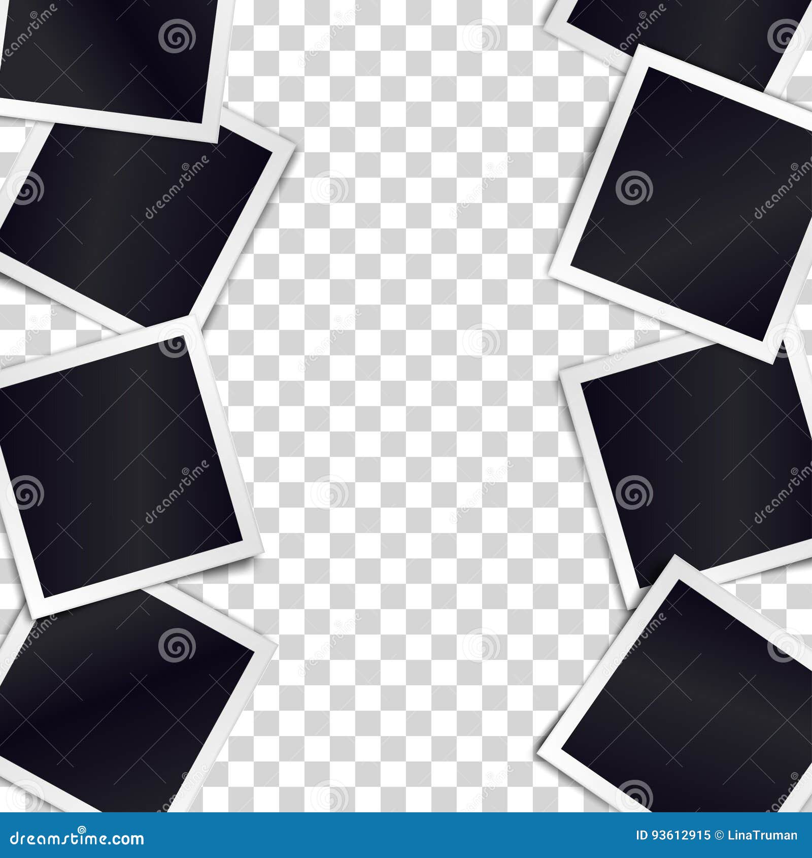 Black Border Design Transparent