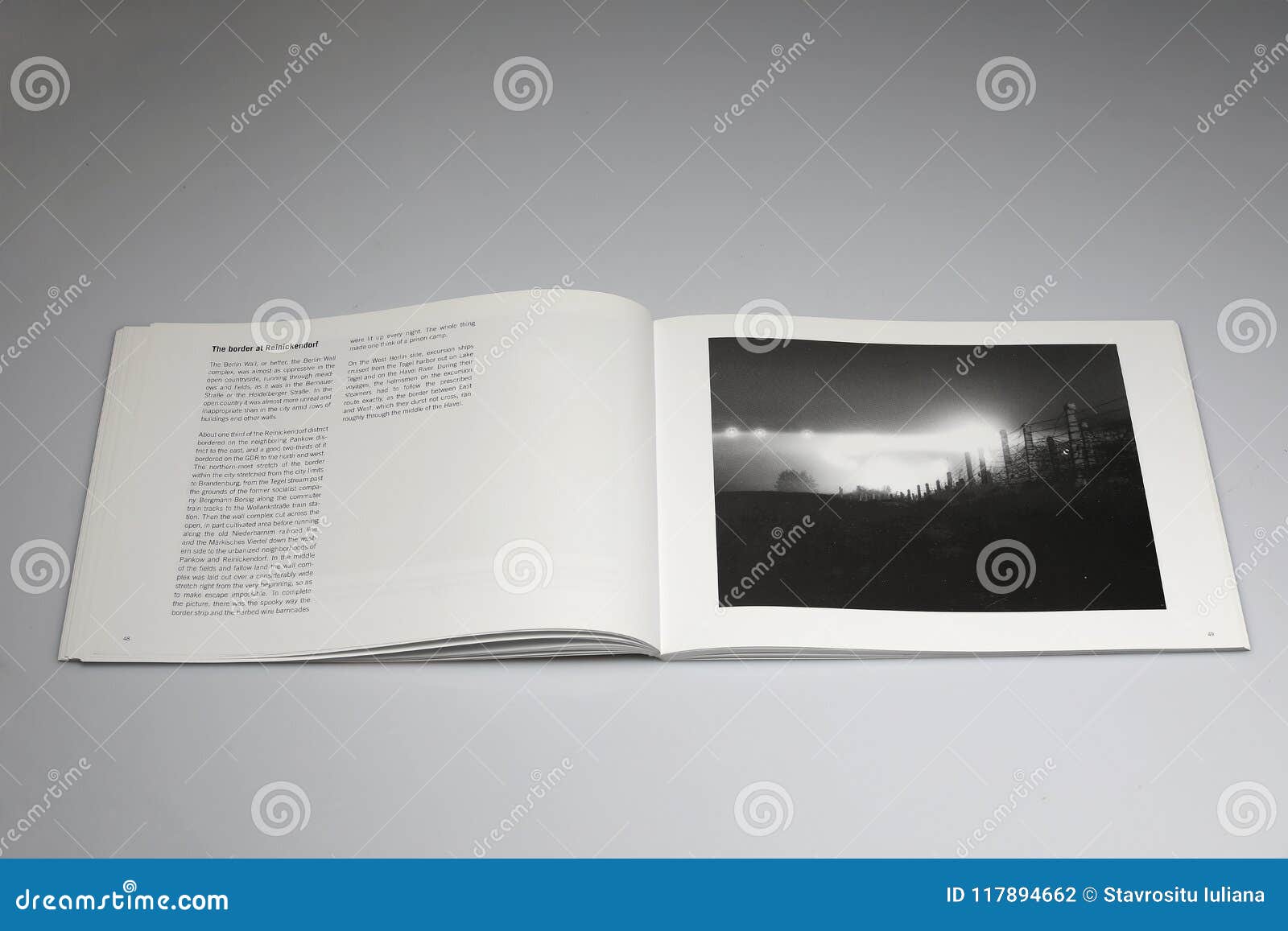 The Berlin Wall 1961-1989 Book, Border of Reinickendorf Editorial ...