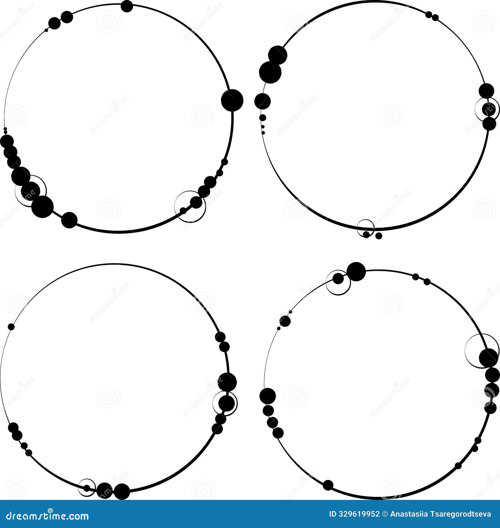 Border rings stock illustration. Illustration of calligraphic - 329619952