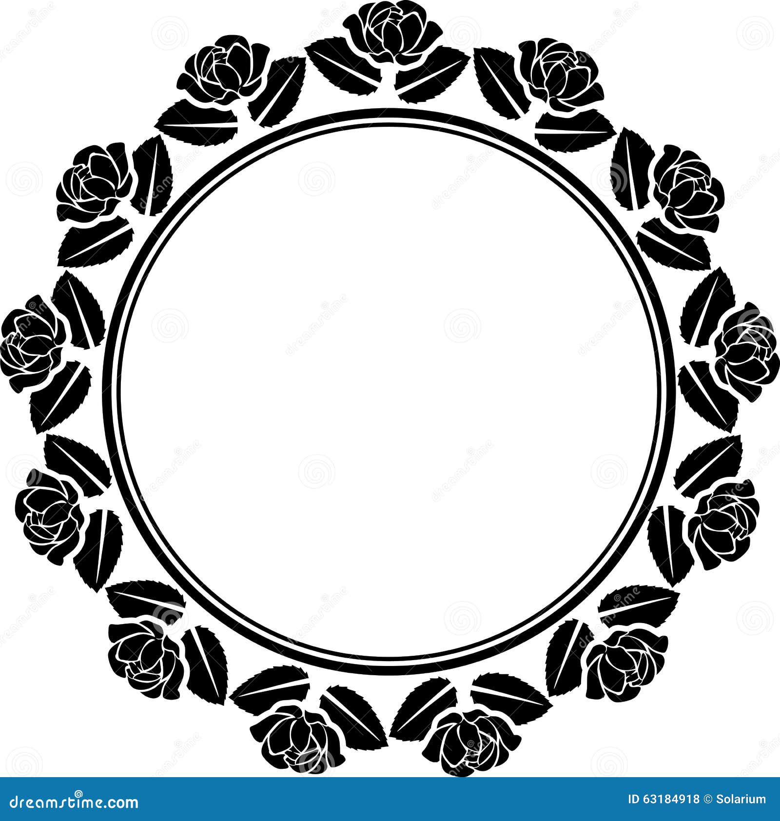 Border stock vector. Illustration of drawings, circular - 63184918
