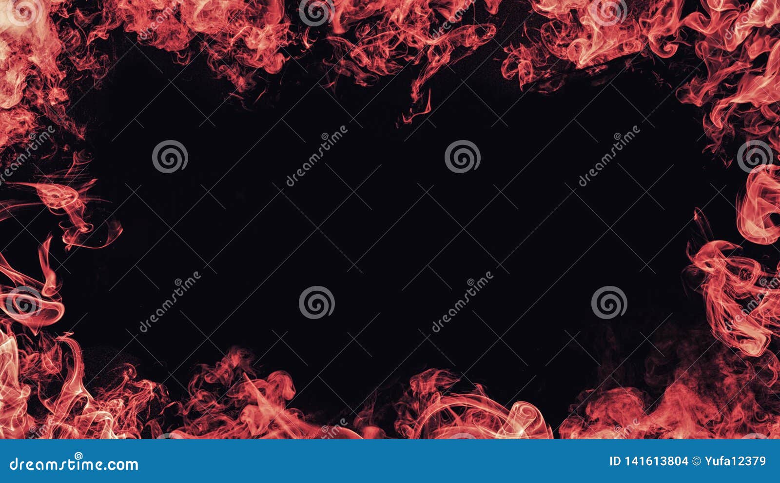 Border Smoke Texture. Design Element. Frame Overlays Stock Photo ...