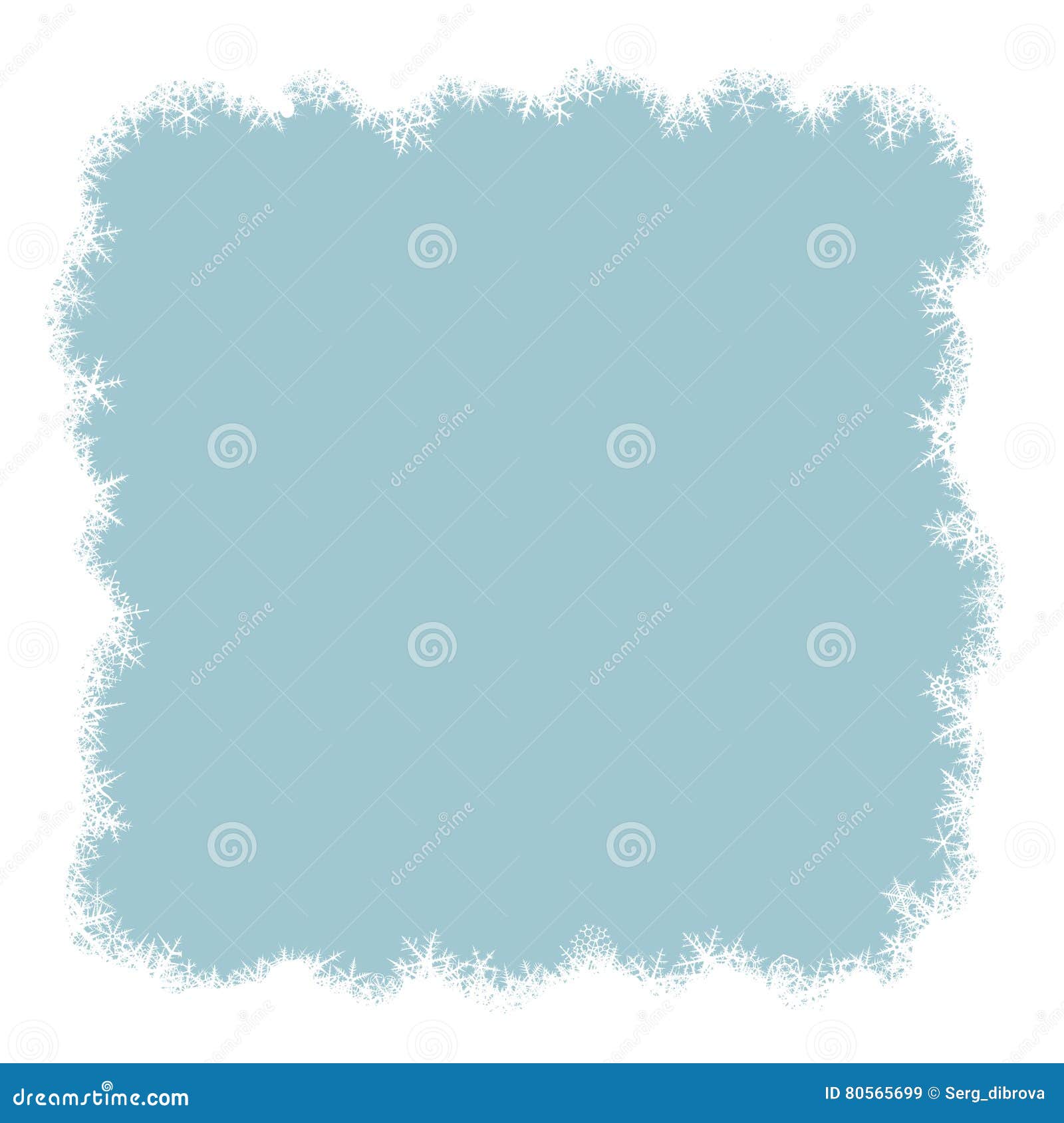 Border Various Snowflakes Light Grey Background Stock Illustrations – 3 ...
