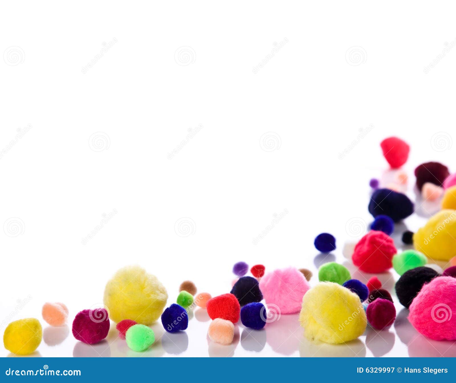 Border of Soft Colorful Balls Stock Image - Image of pattern, backdrop ...