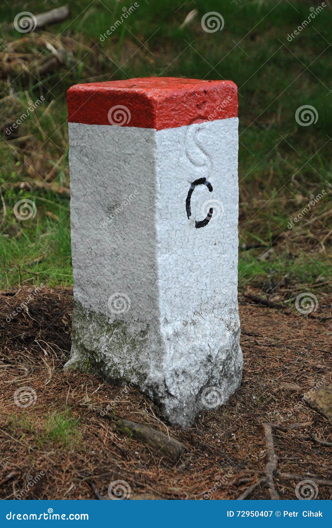 Border stone stock image. Image of borderline, area, bound - 72950407