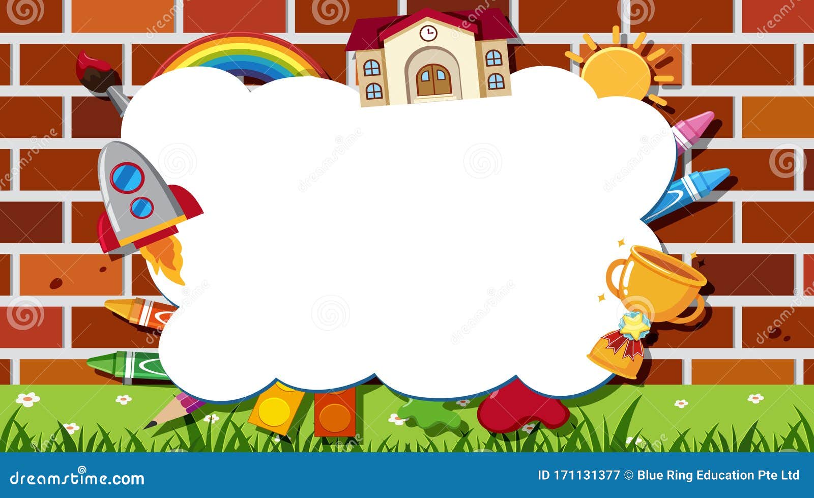 School Wallpaper Border