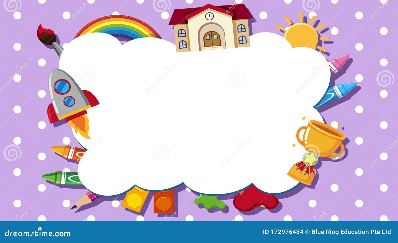 Template School Timetable For Students Vector Illustration ...