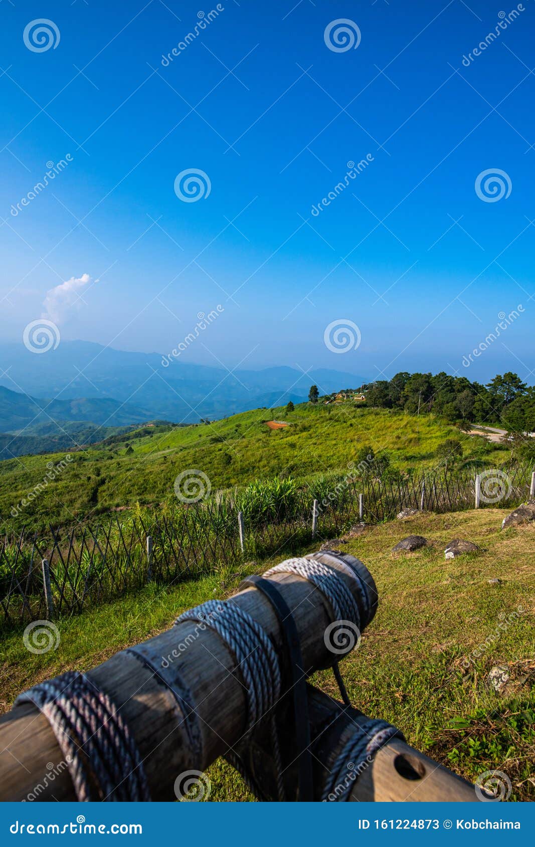 Border of Thailand and Myanmar at Doi Chang Mub Base Stock Image ...