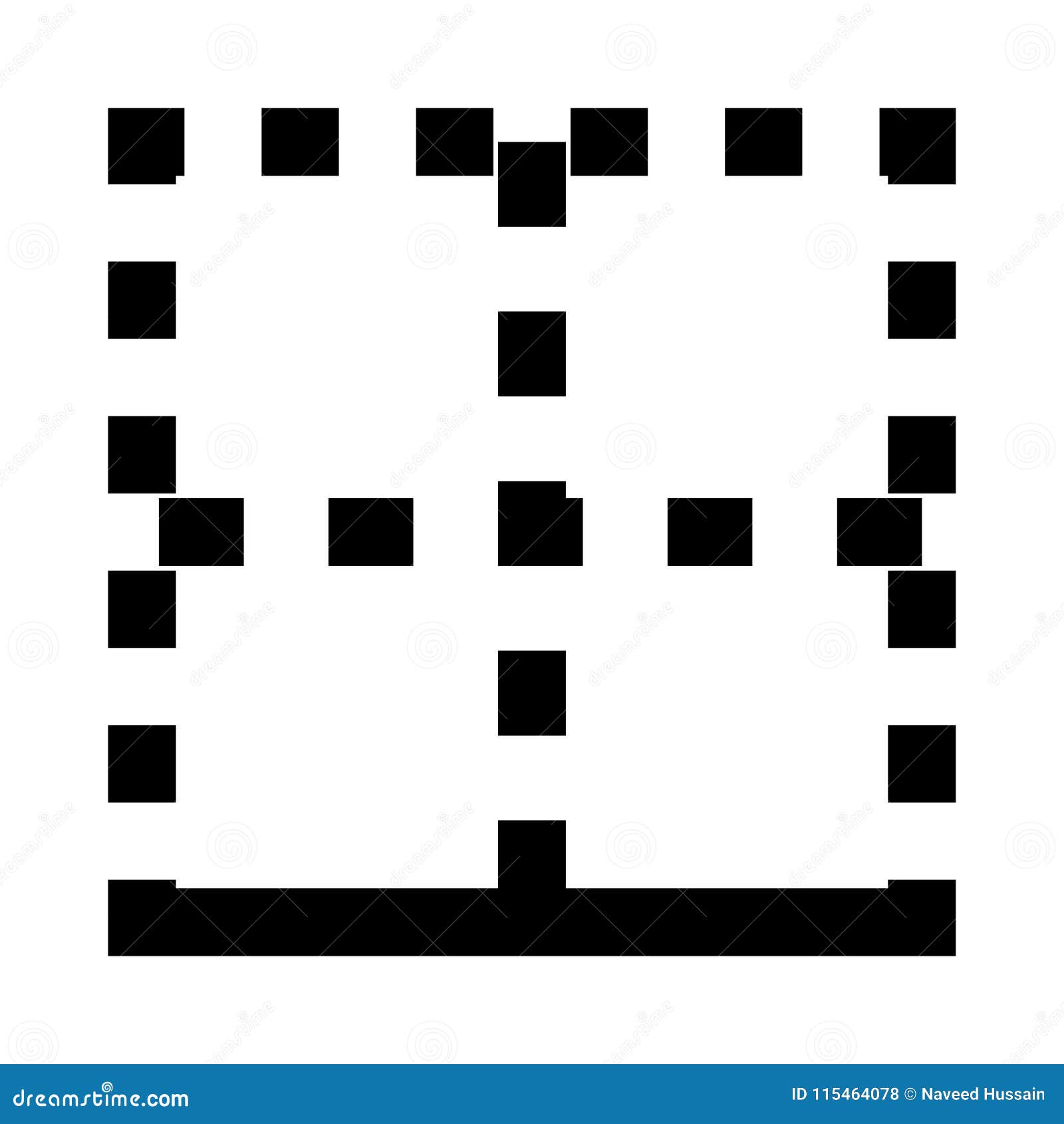 Border vector glyphs icon stock illustration. Illustration of design ...